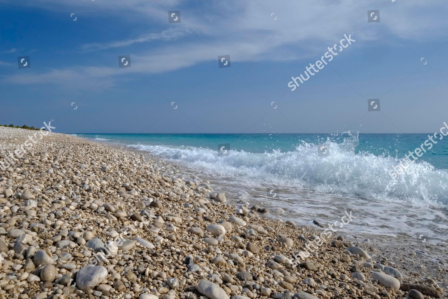 Beach Palasa Near Dhermi Albanian Riviera Editorial Stock Photo - Stock ...