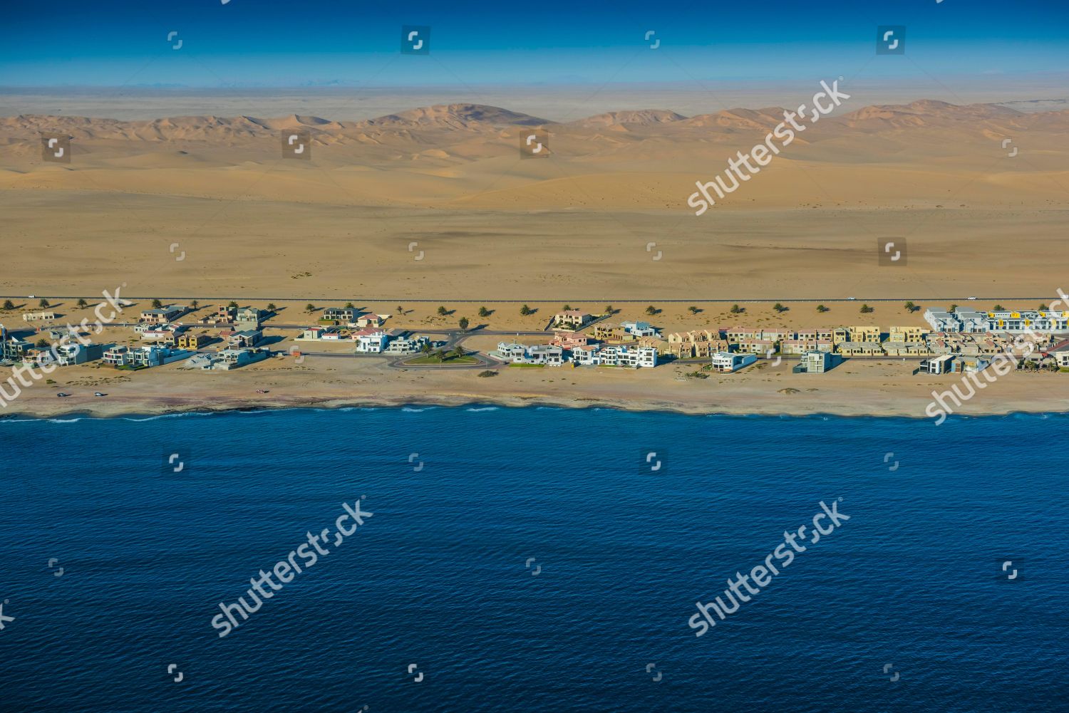 Aerial View Dolfynstrand District Langstrand District Editorial Stock ...