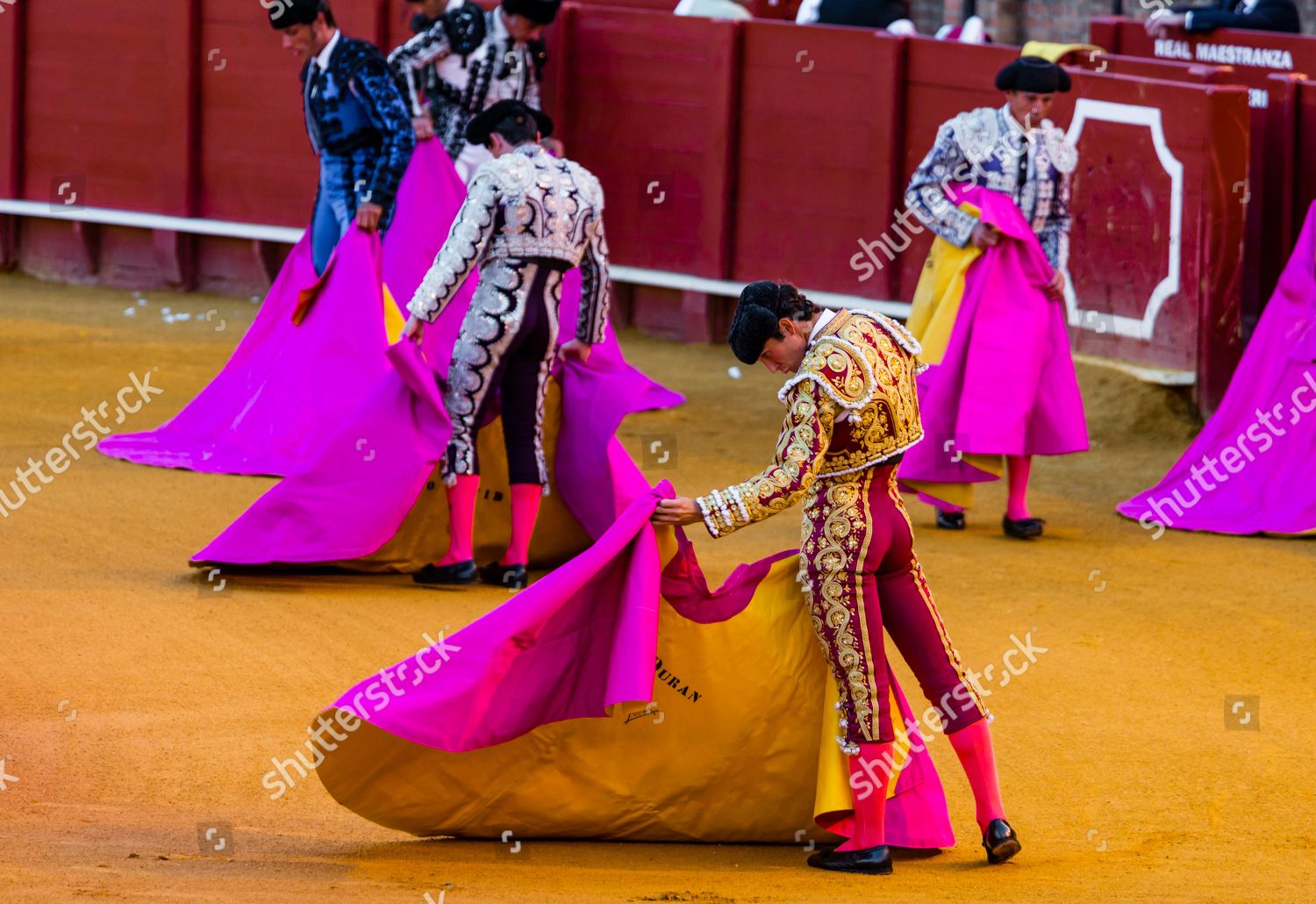 Matador Torero Toureiro Traditional Clothing Bullfight Editorial Stock ...