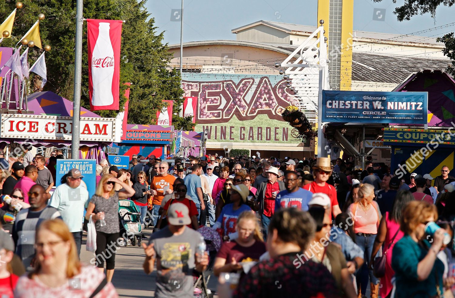 Large Crowds Pack Midway State Fair Editorial Stock Photo - Stock Image ...