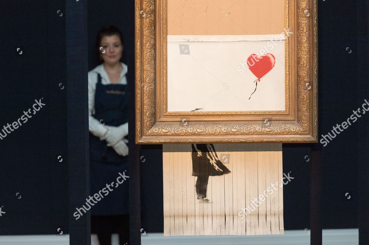 Banksys Surprise Intervention Into Sothebys Contemporary Editorial ...