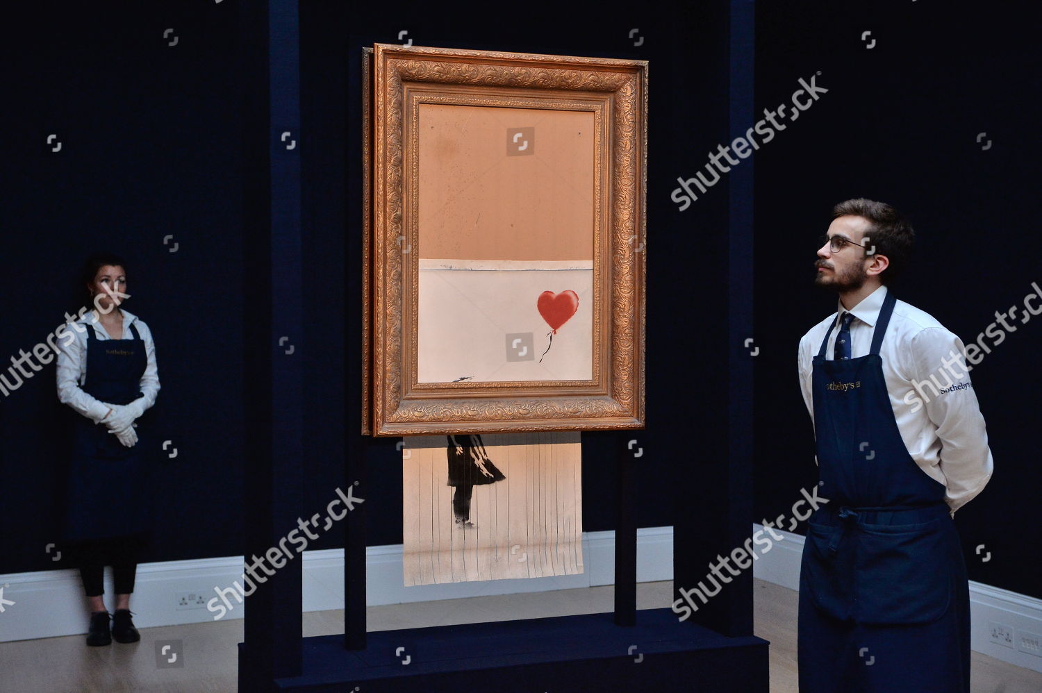 Banksys Surprise Intervention Into Sothebys Contemporary Editorial ...
