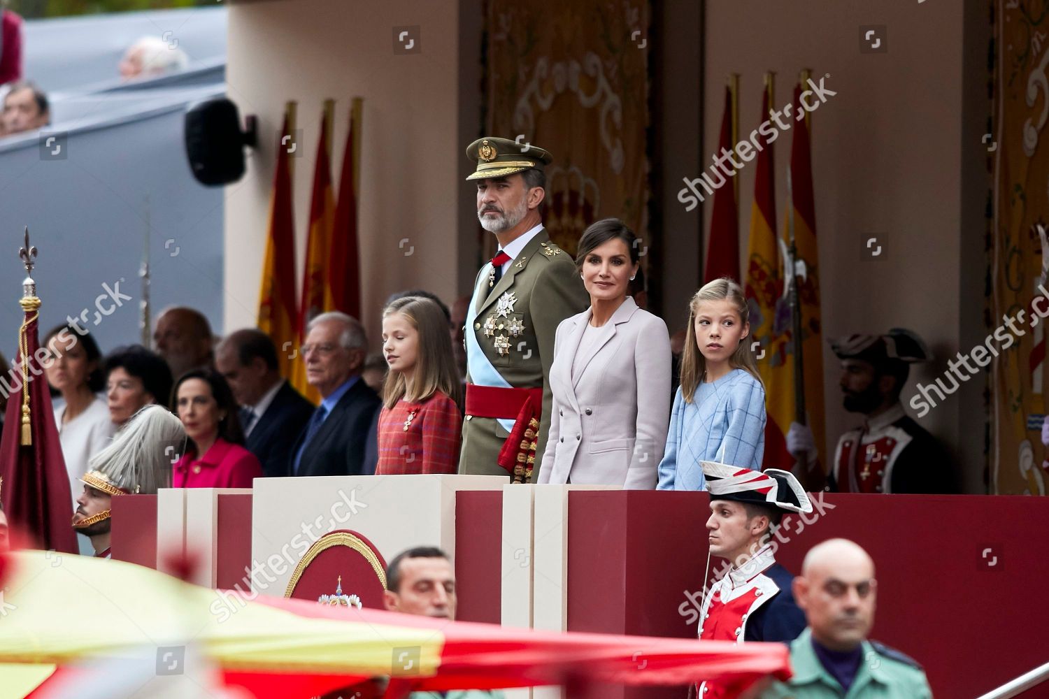 King Felipe Vi Queen Letizia Princess Editorial Stock Photo - Stock ...