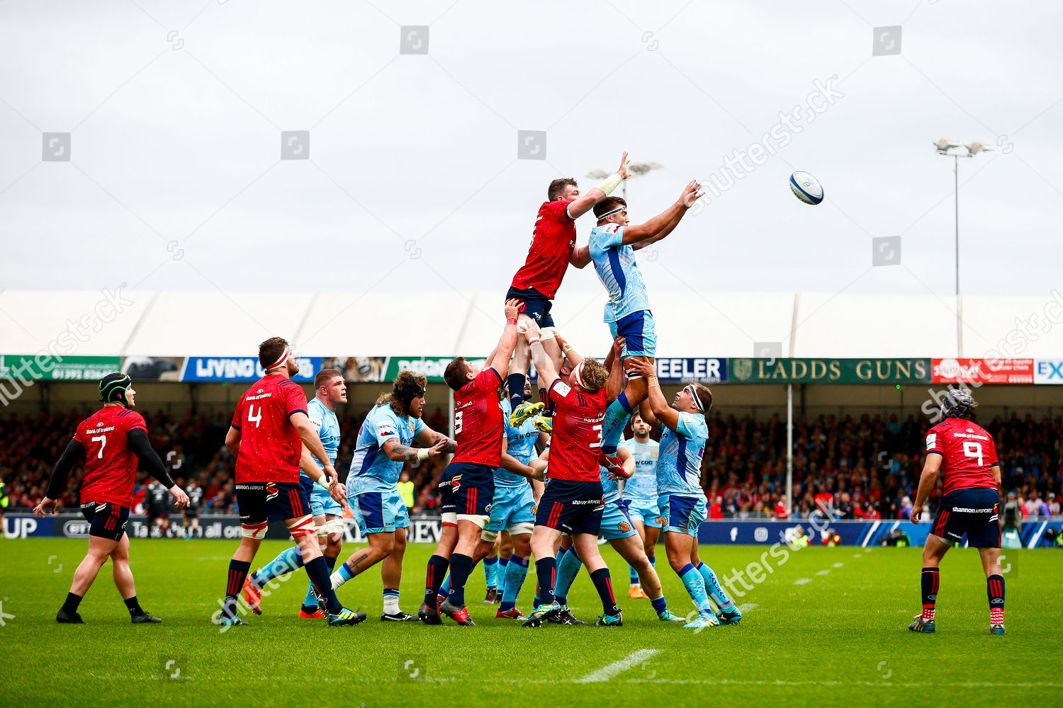 Sam Skinner Exeter Chiefs Wins Ball Editorial Stock Photo - Stock Image ...