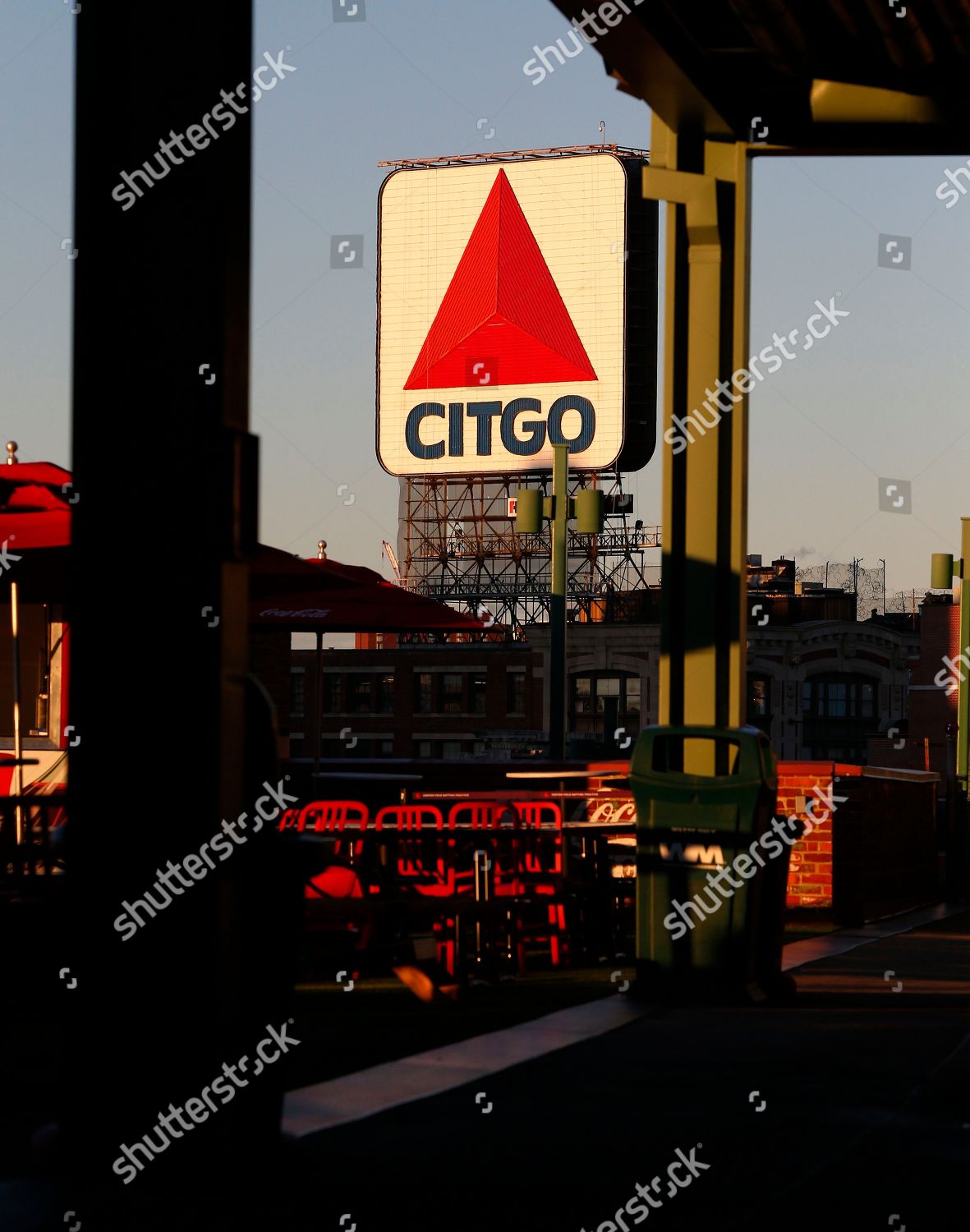 Iconic Citgo Sign Seen Beyond Outfield Editorial Stock Photo - Stock ...