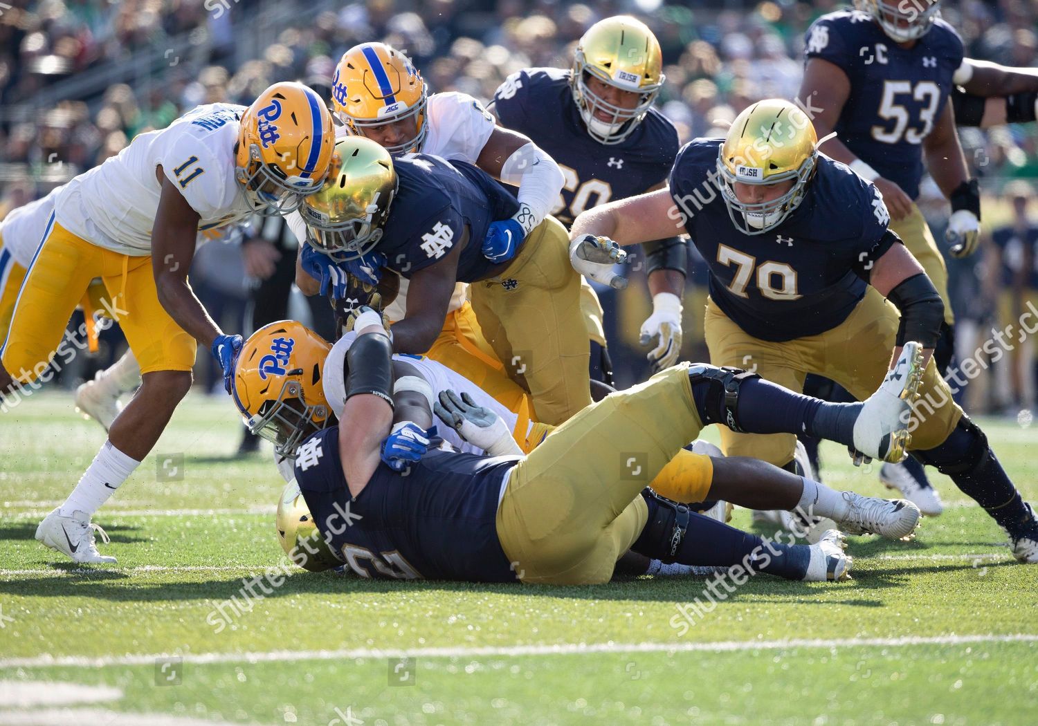 Notre Dame Running Back Dexter Williams Editorial Stock Photo - Stock ...