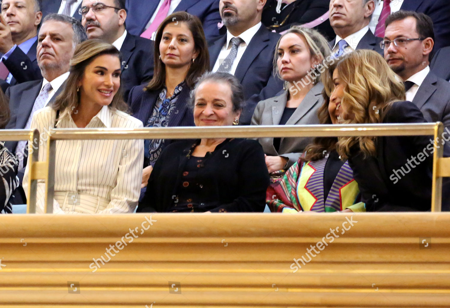 Queen Rania Jordan L Princess Alia Editorial Stock Photo - Stock Image ...