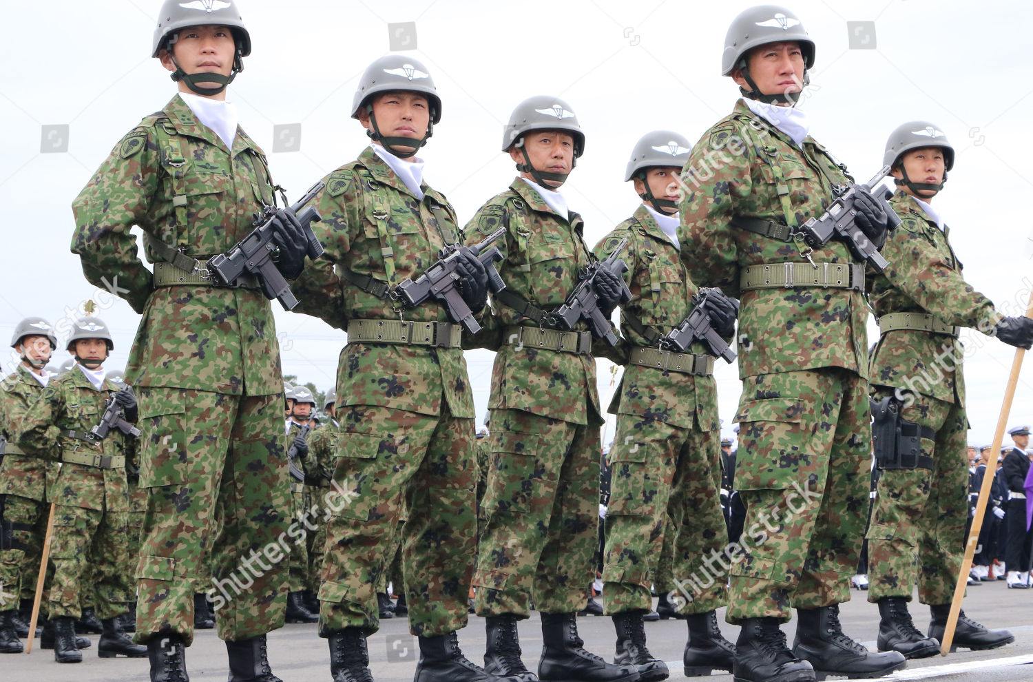 Japanese Members Airborne Troops Attend Annual Editorial Stock Photo ...