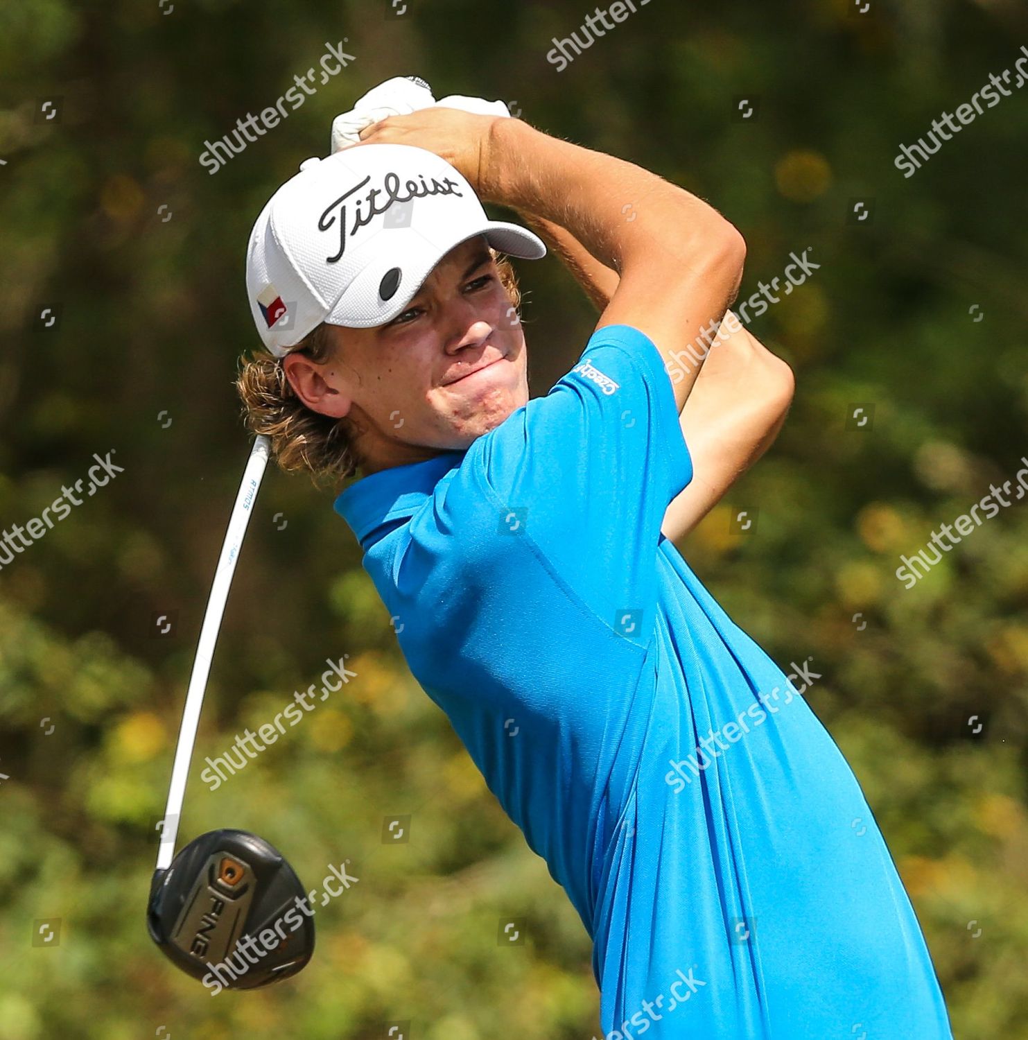 Petr Hruby Drives Ball 12th Tee Editorial Stock Photo - Stock Image ...