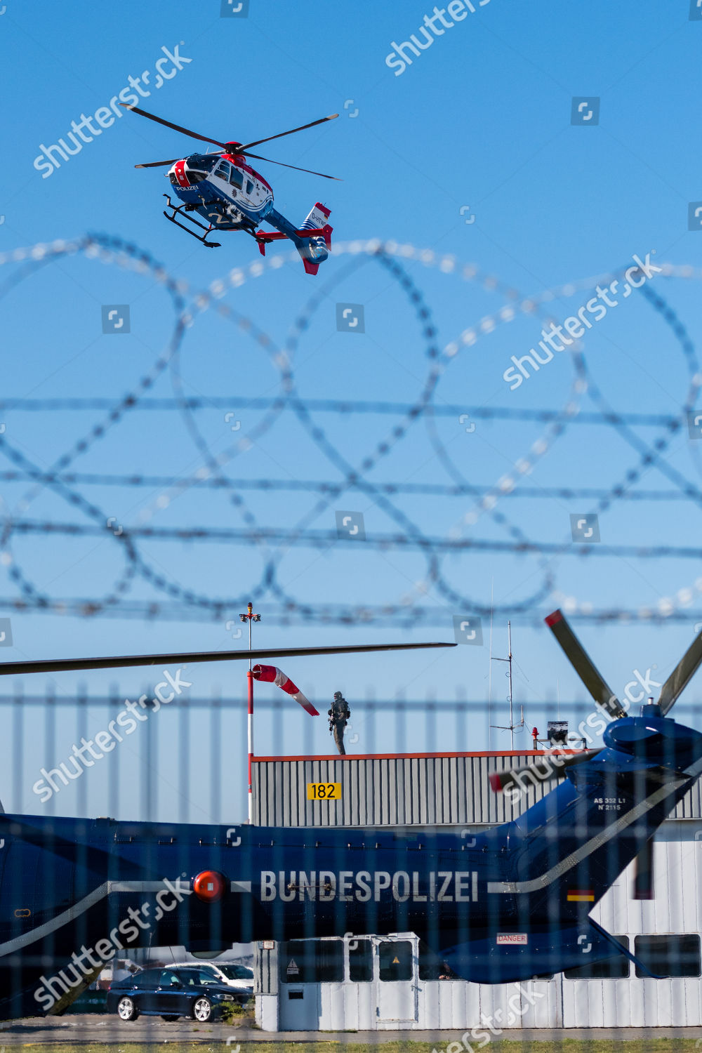 Hamburg Police Helicopter Libelle 2 Above Editorial Stock Photo - Stock ...