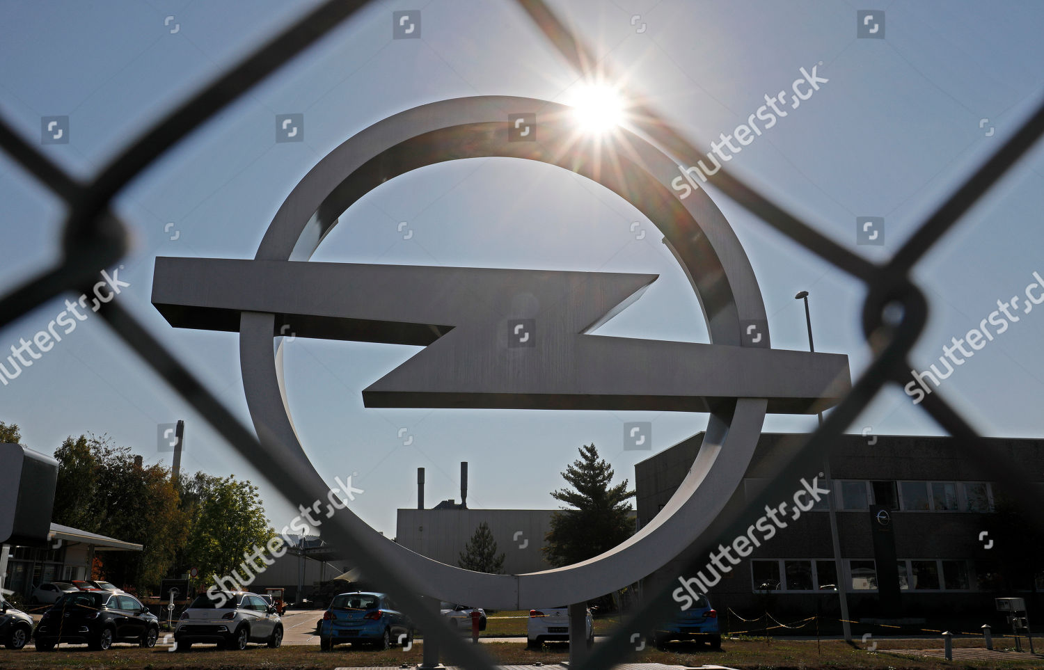 Opel Logo Front Factory German Opel Editorial Stock Photo - Stock Image ...