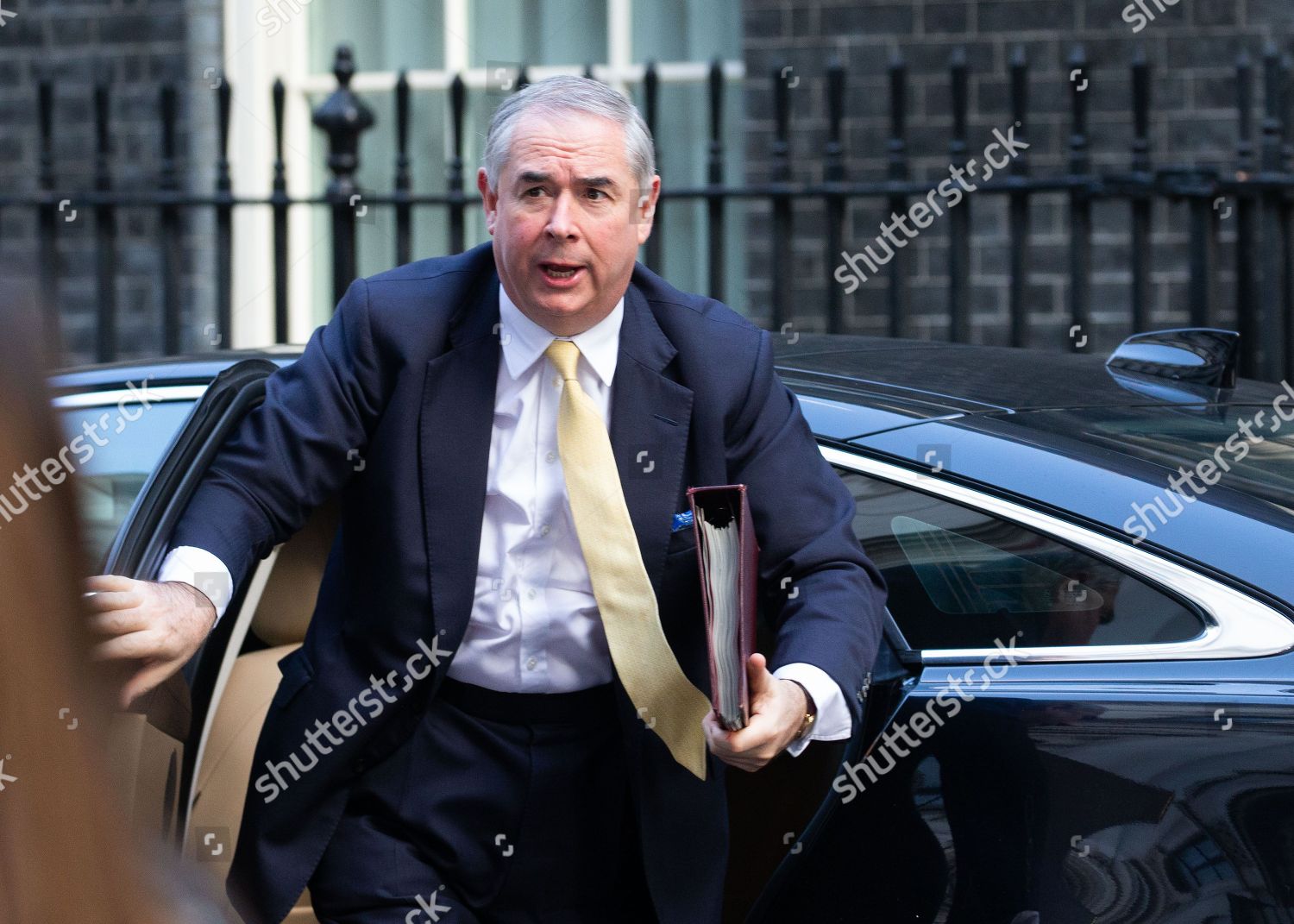 Geoffrey Cox Attorney General Arrives Cabinet Editorial Stock Photo ...