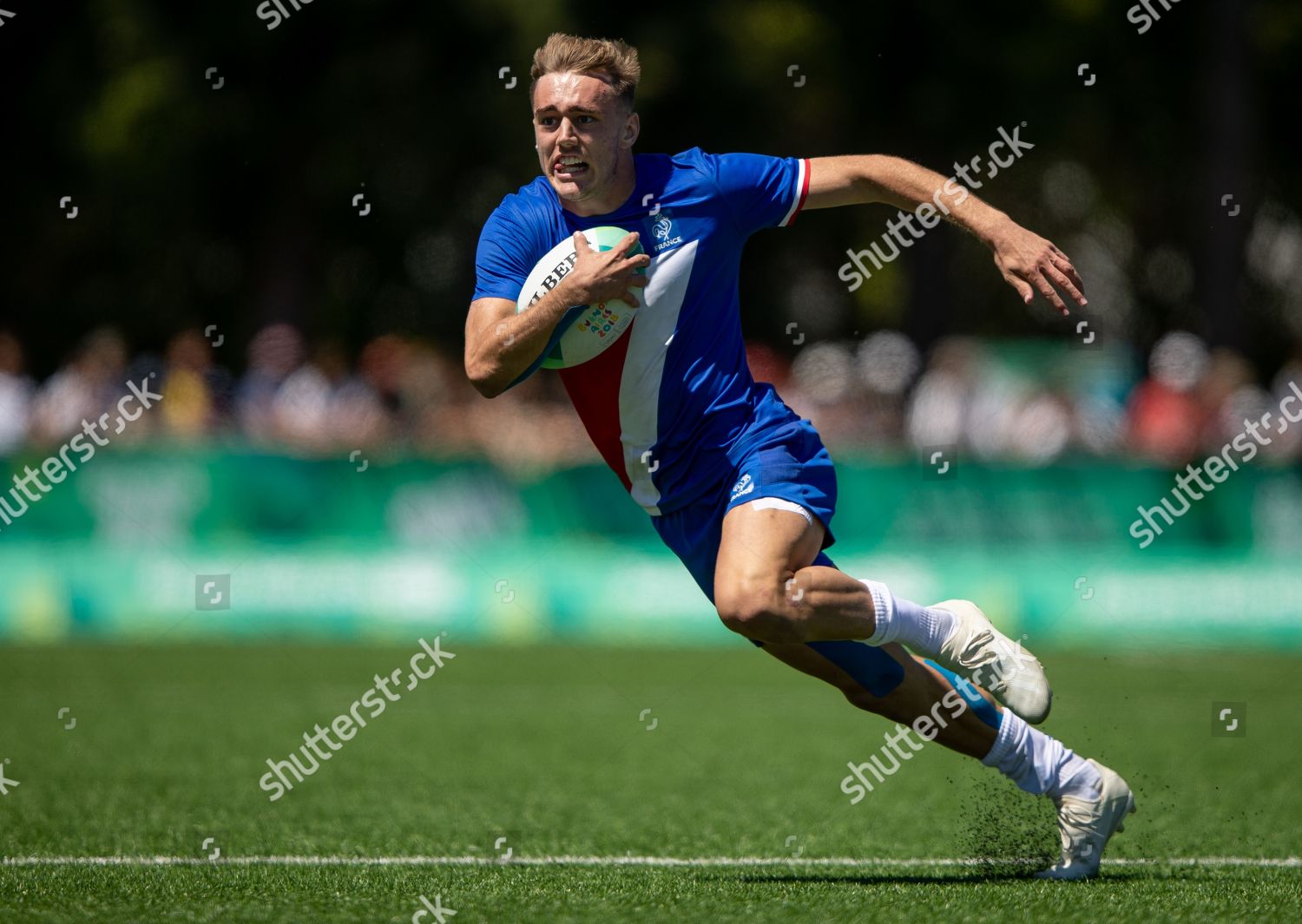 Calum Randle Fra Runs Ball During Editorial Stock Photo - Stock Image ...