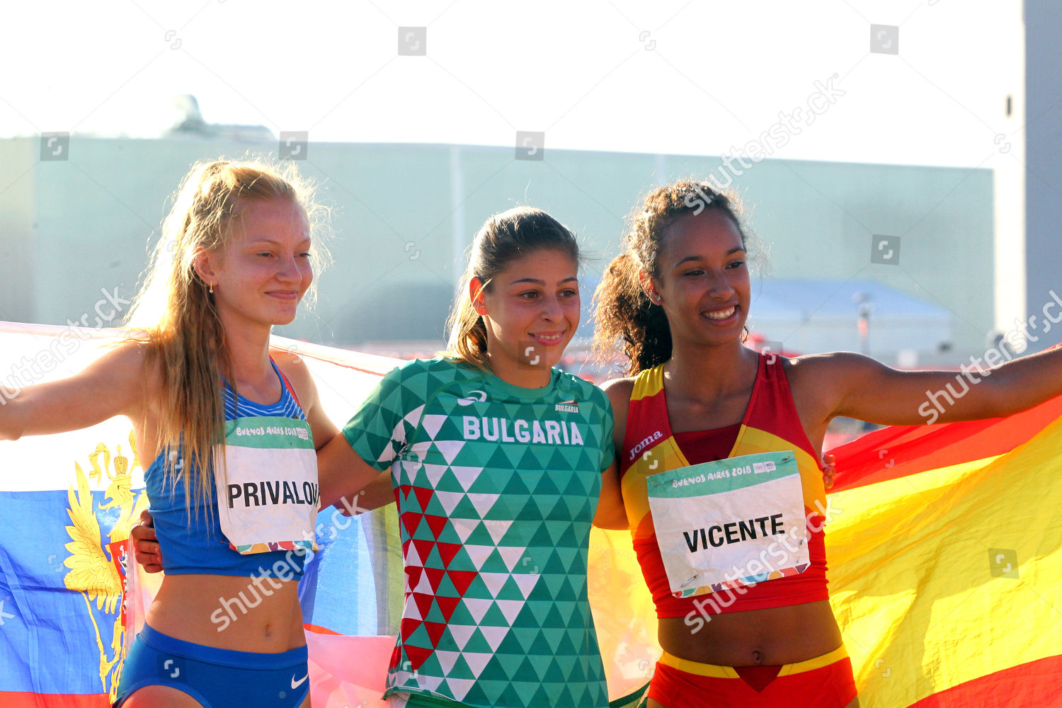 Lr Bronze Medalist Mariya Privalova Russia Editorial Stock Photo ...