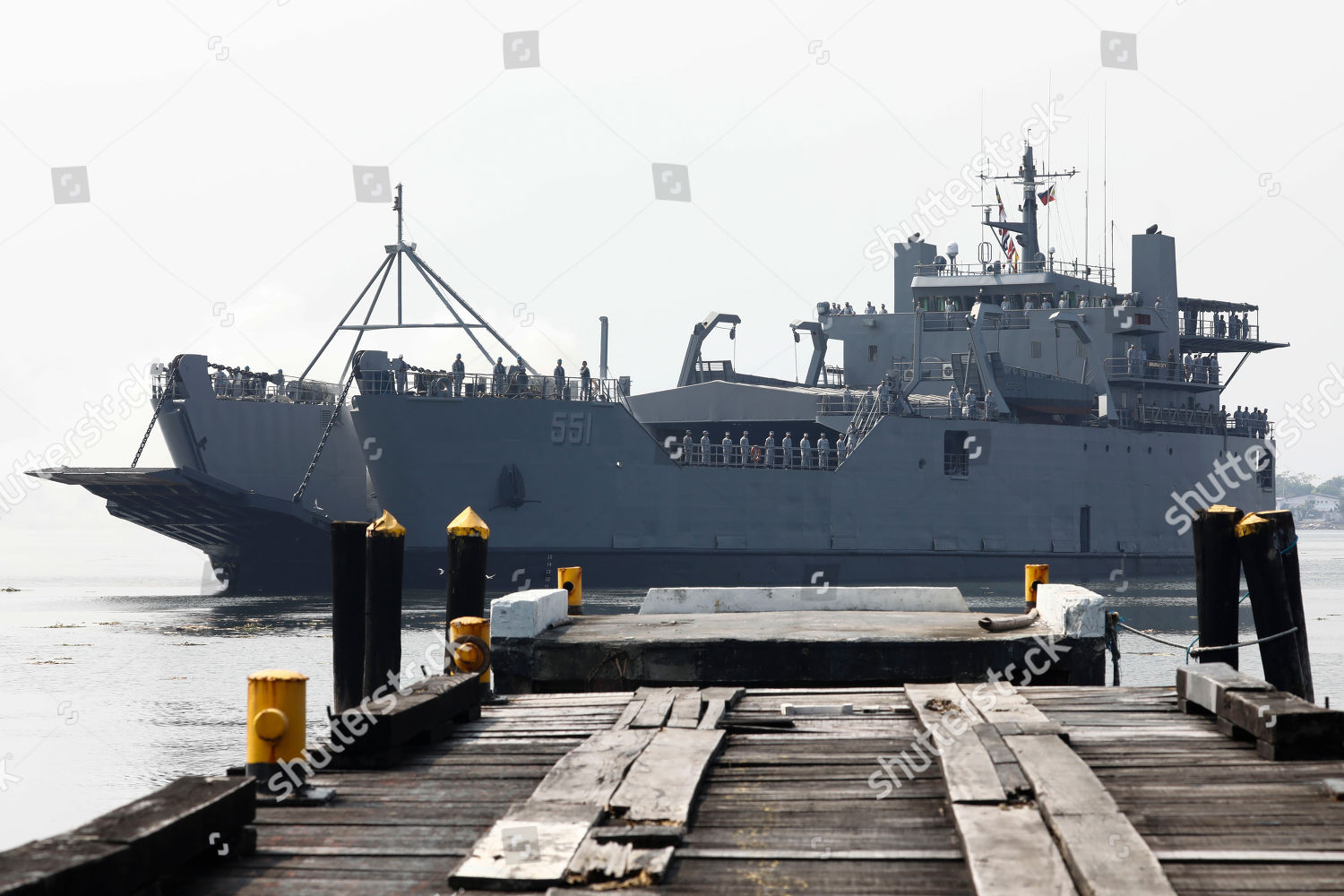 Philippine Navy Landing Ship Brp Dagupan Editorial Stock Photo - Stock ...