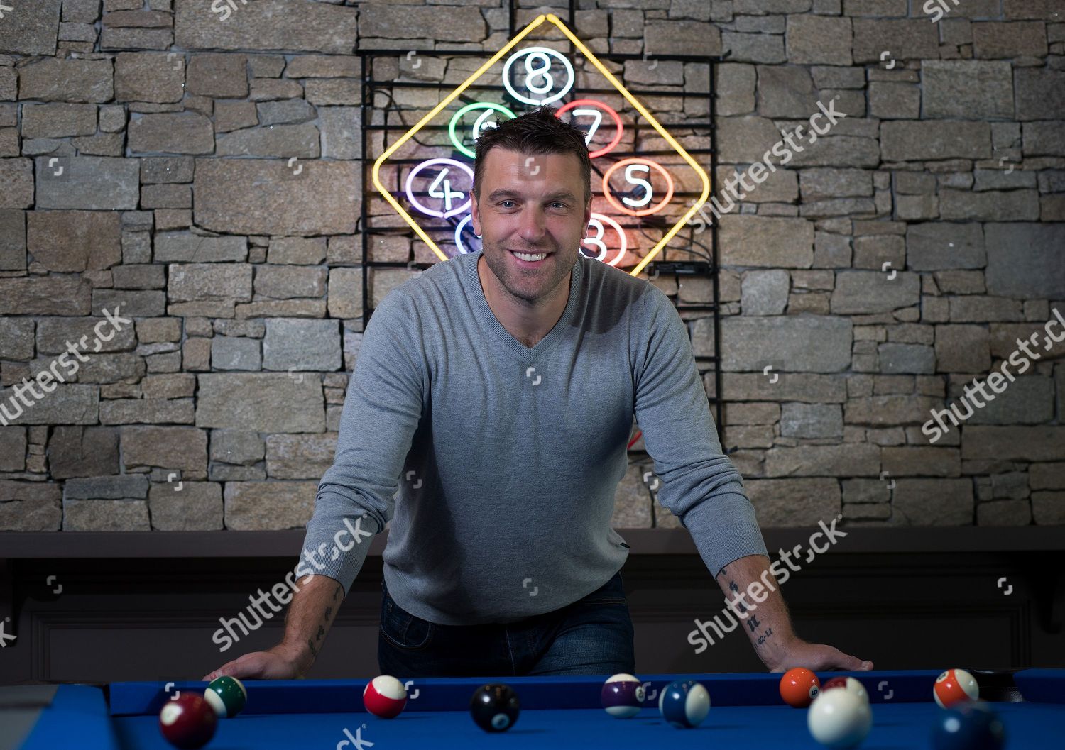 Rickie Lambert Footballer Rickie Lambert Interview Editorial Stock ...
