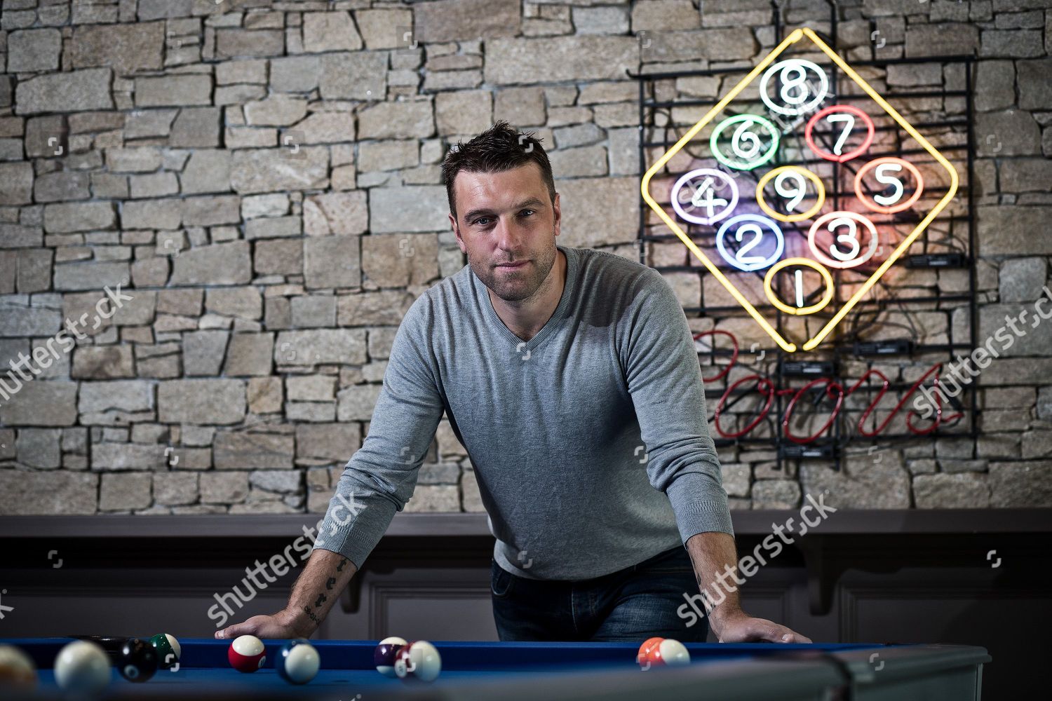 Rickie Lambert Footballer Rickie Lambert Interview Editorial Stock ...