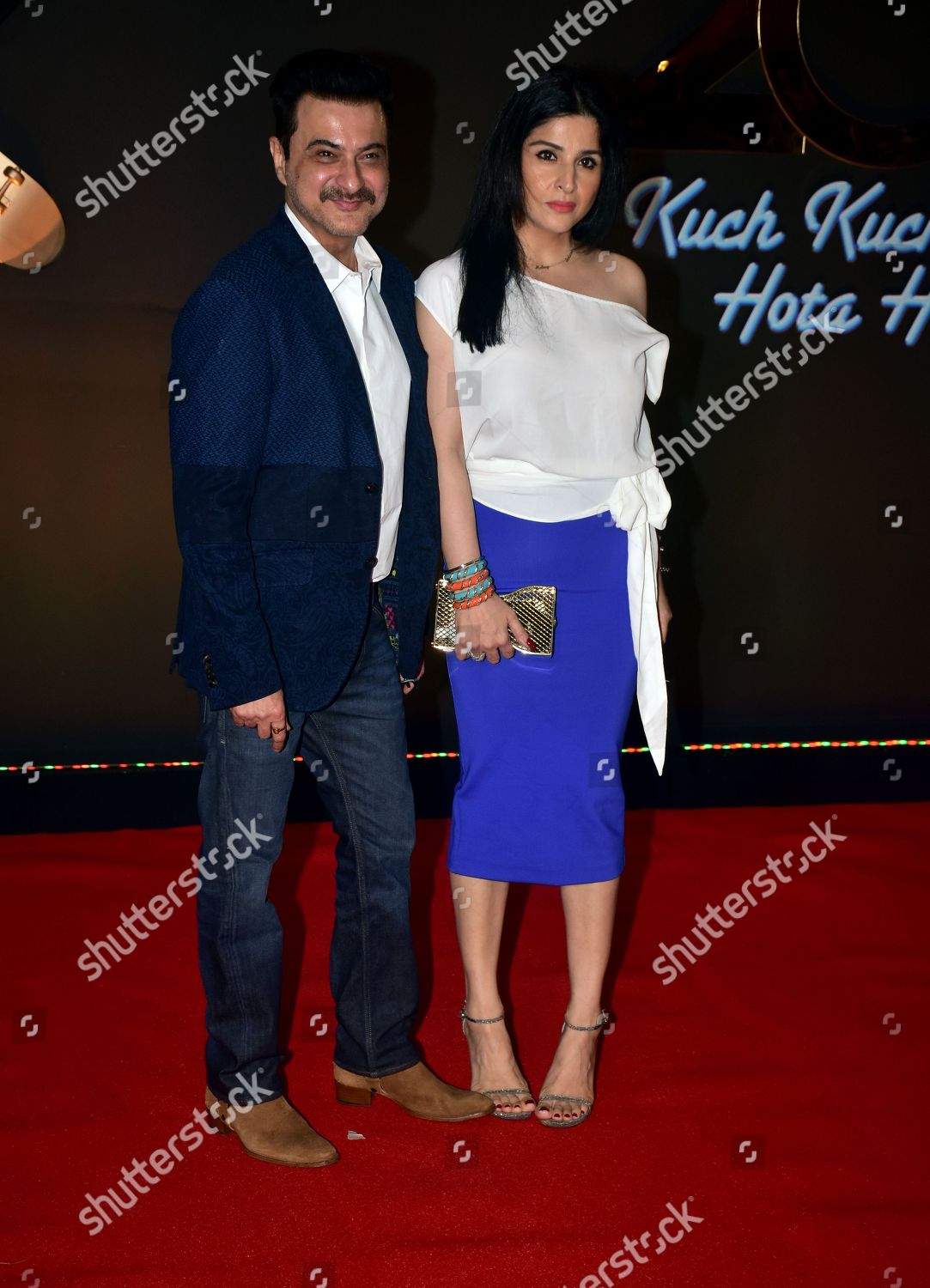 Actor Sanjay Kapoor Wife Maheep Sandhu Editorial Stock Photo - Stock ...