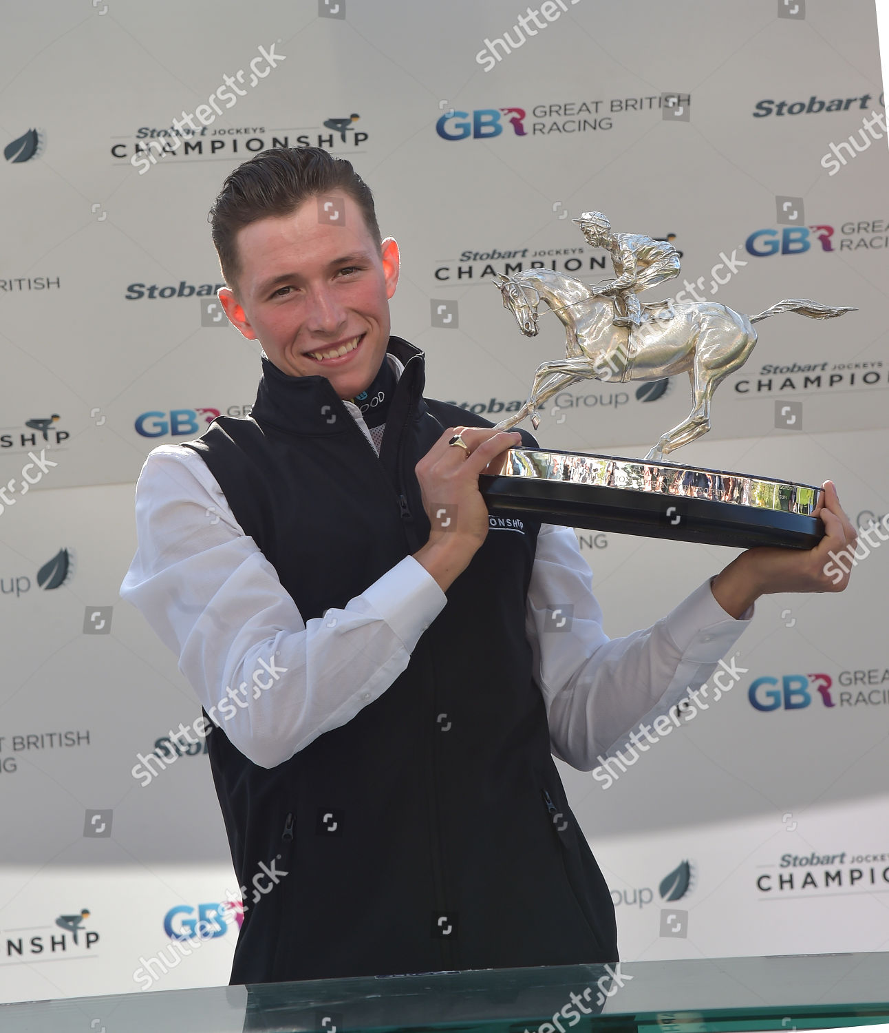 Jason Watson Trophy Champion Apprentice Jockey Editorial Stock Photo ...