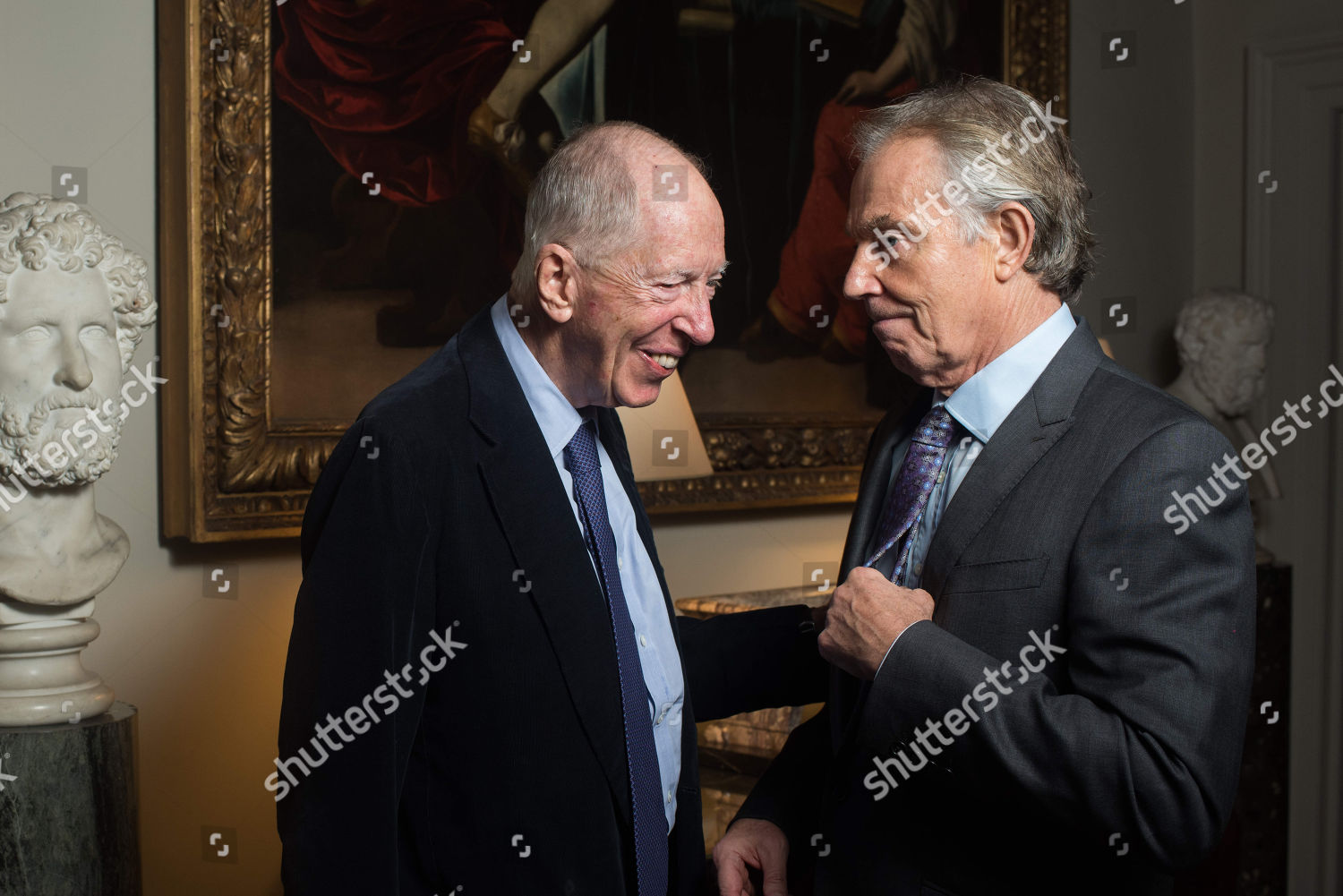 fotos de Lord Jacob Rothschild Tony Blair - Foto de stock de contenido ...