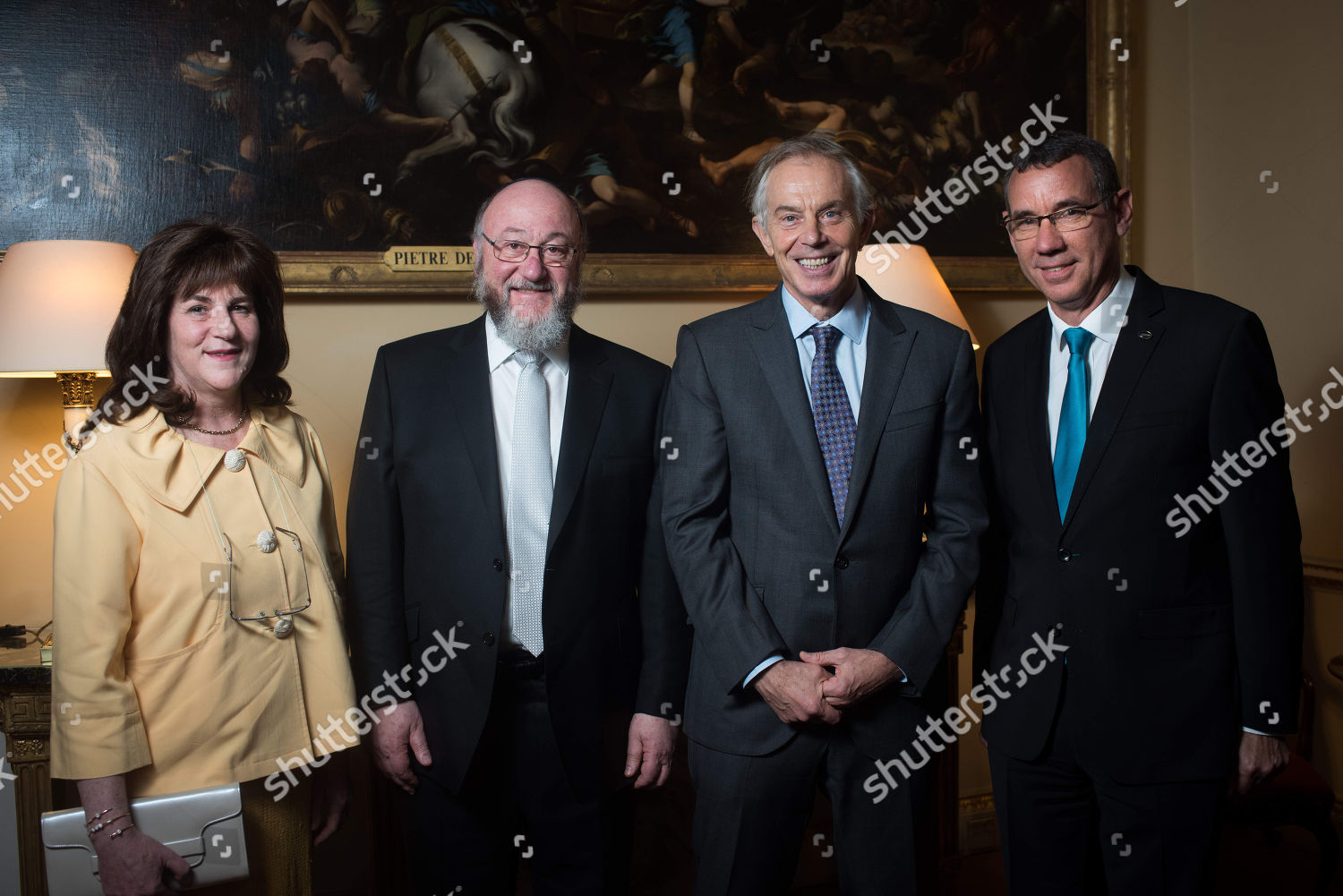 Valerie Mirvis Chief Rabbi Ephraim Mirvis Editorial Stock Photo - Stock ...