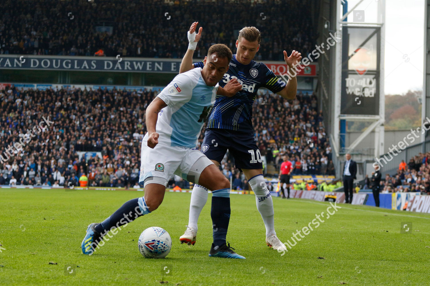 Blackburn Rovers Elliott Bennett Shields Ball Editorial Stock Photo ...