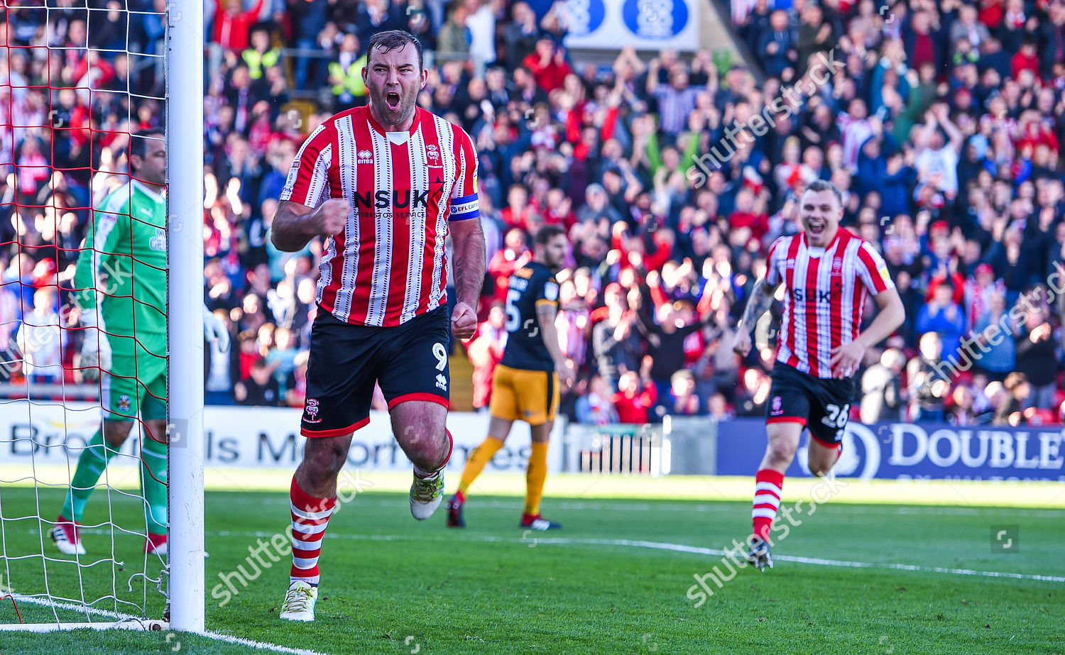 MATT RHEAD LINCOLN CITY SCORES OPENING Editorial Stock Photo - Stock ...