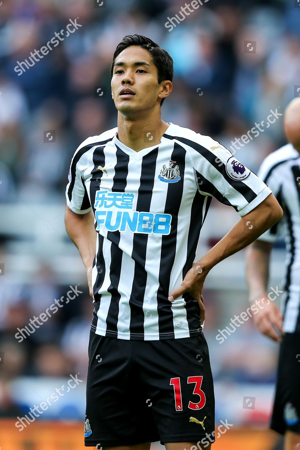 Yoshinori Muto 13 Newcastle United During Editorial Stock Photo - Stock ...