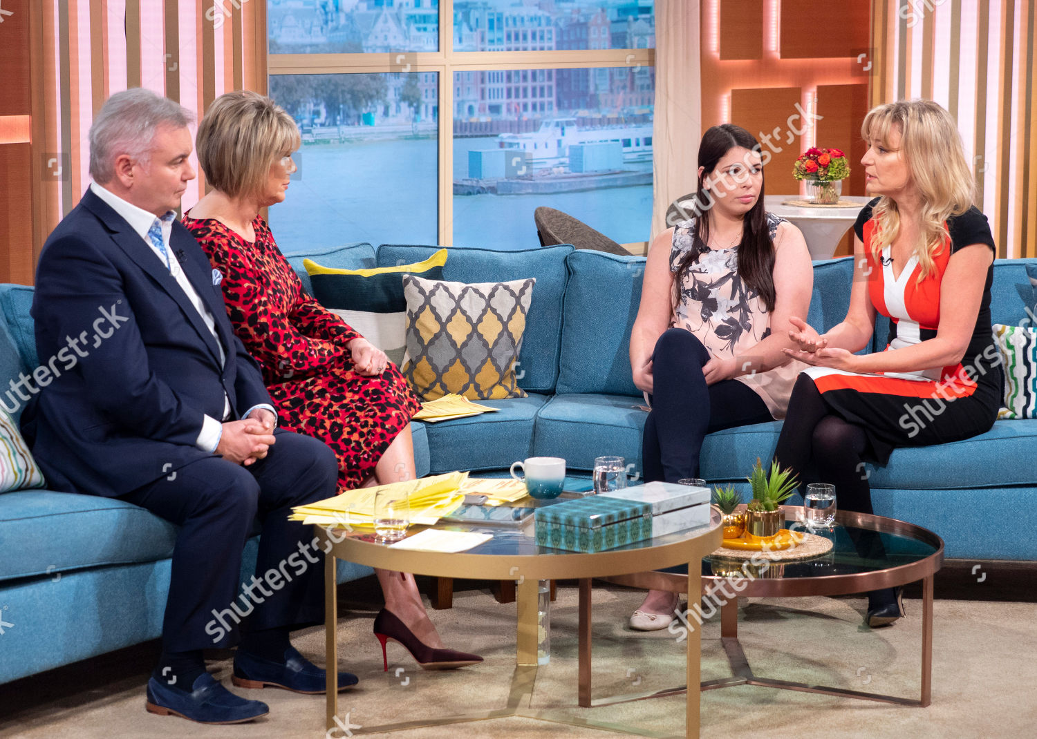 Eamonn Holmes Ruth Langsford Stacey Gleave Editorial Stock Photo ...