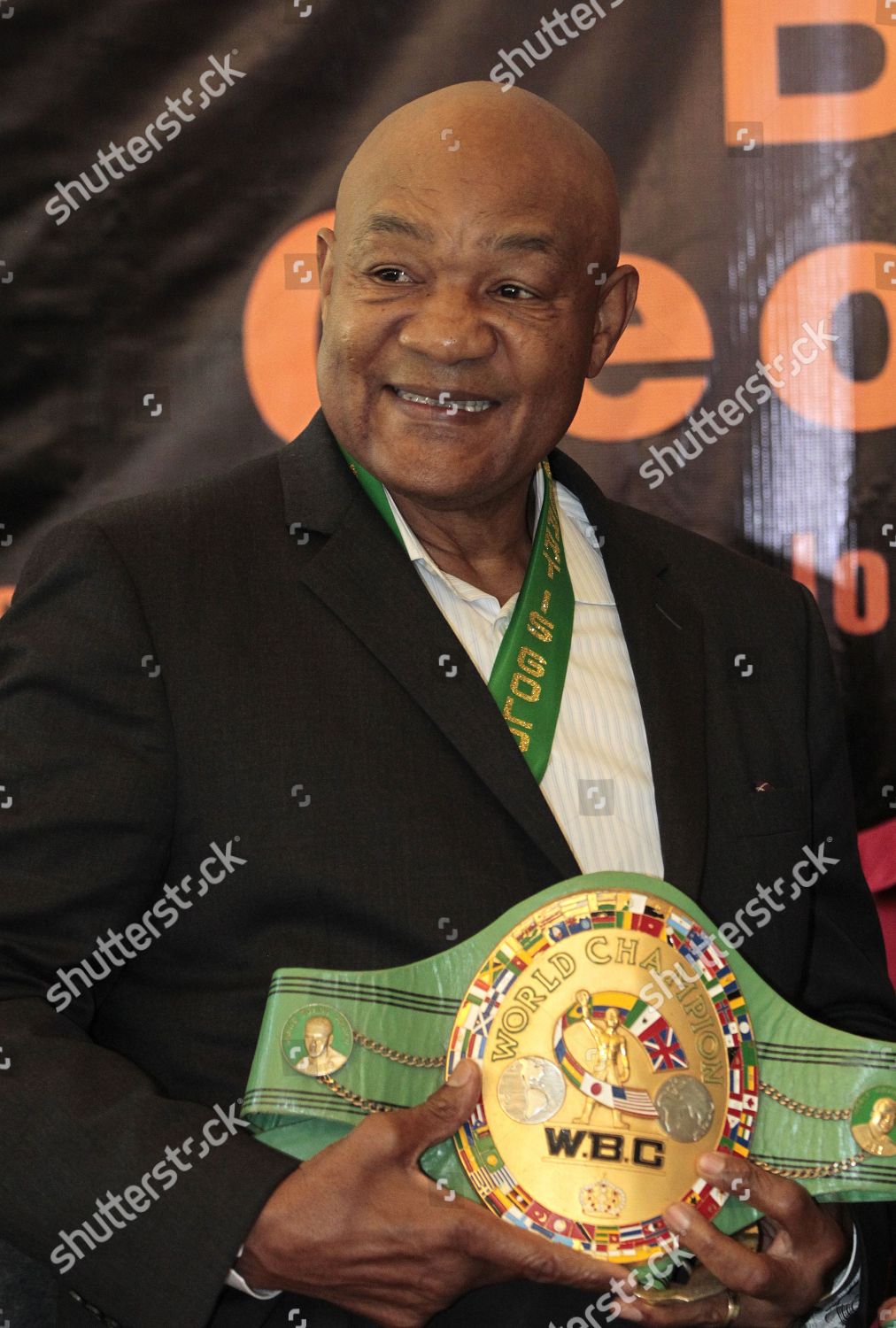 Us Former Boxer George Foreman Poses Editorial Stock Photo - Stock ...
