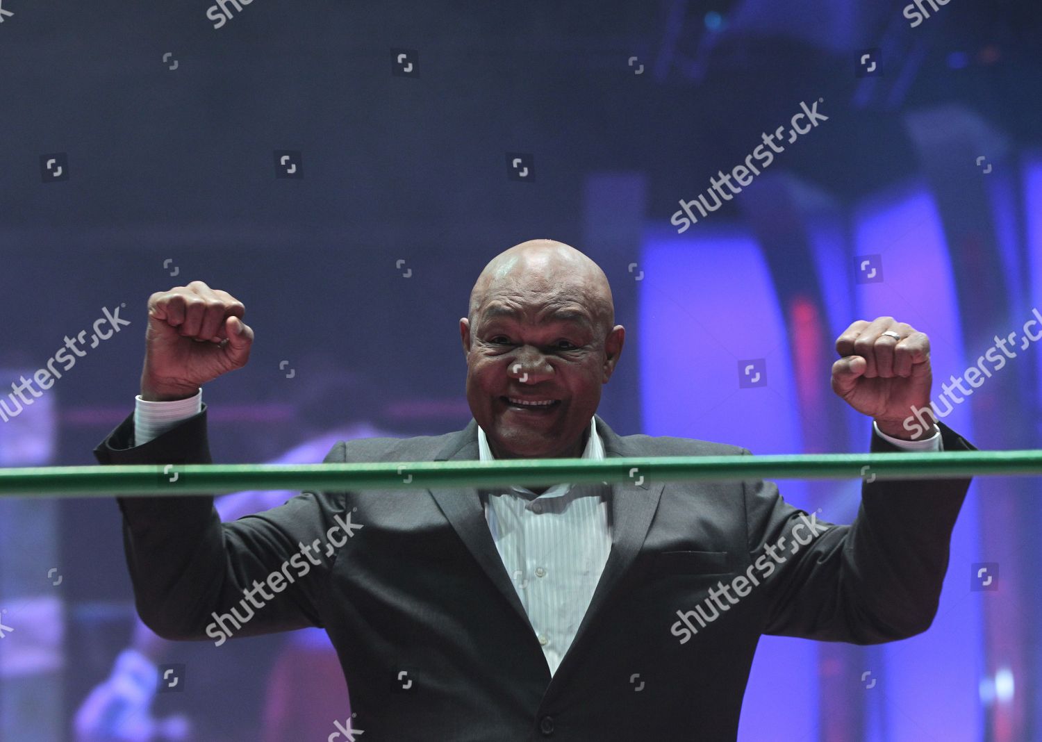 Us Former Boxer George Foreman Poses Editorial Stock Photo - Stock ...