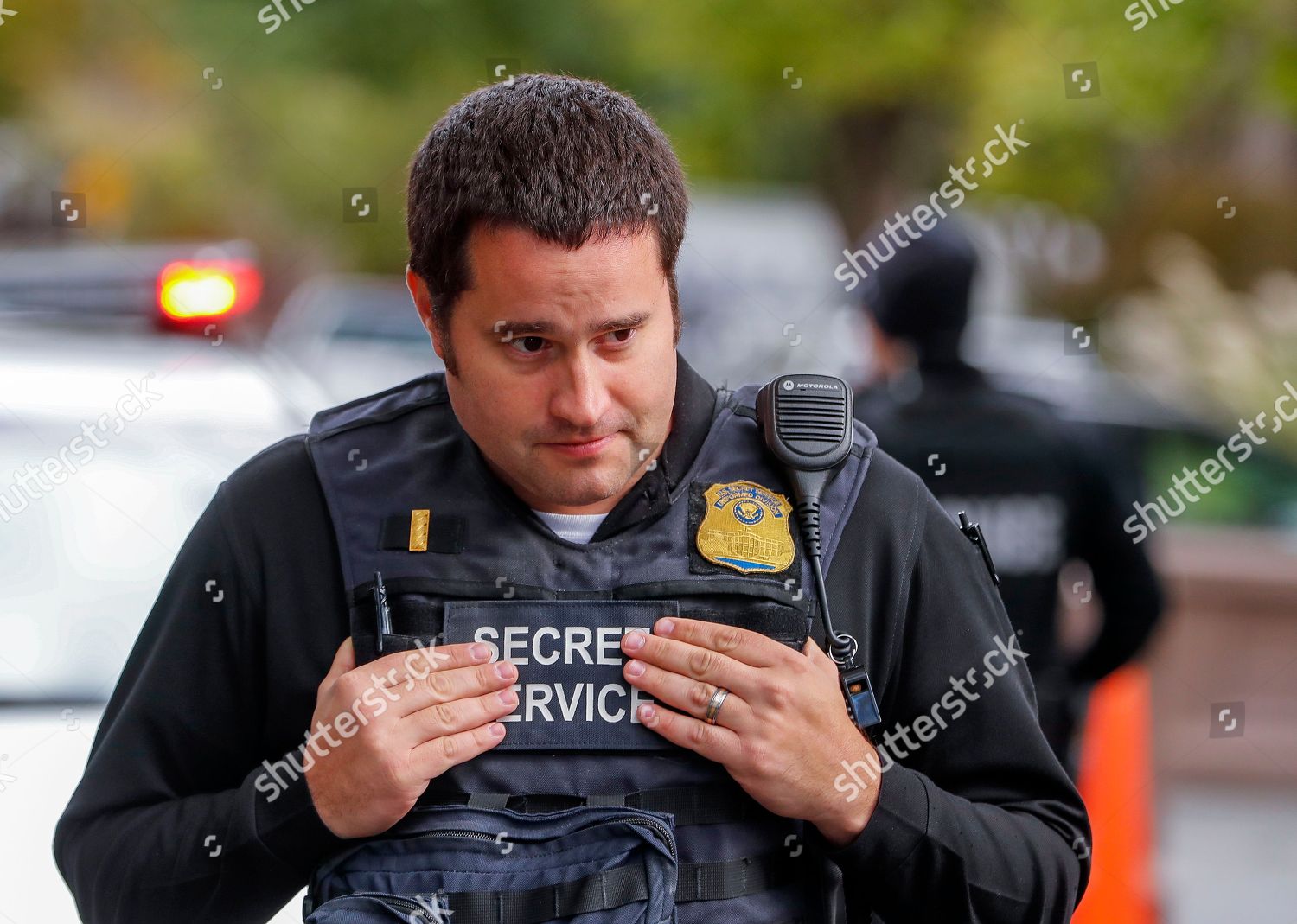 Uniformed Us Secret Service Officers Patrol Editorial Stock Photo ...