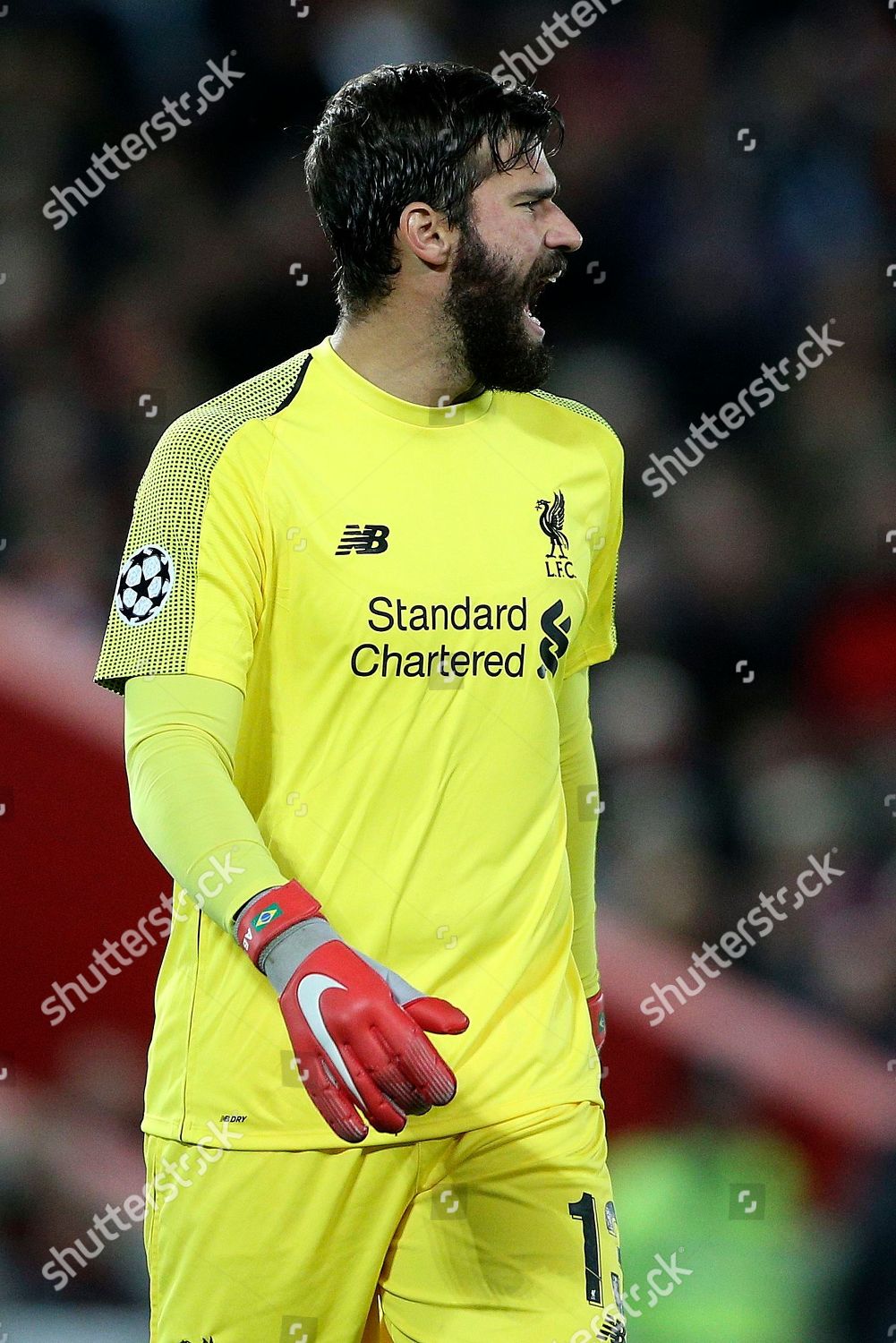 Liverpool Goalkeeper Alisson Becker 13 During Editorial Stock Photo ...