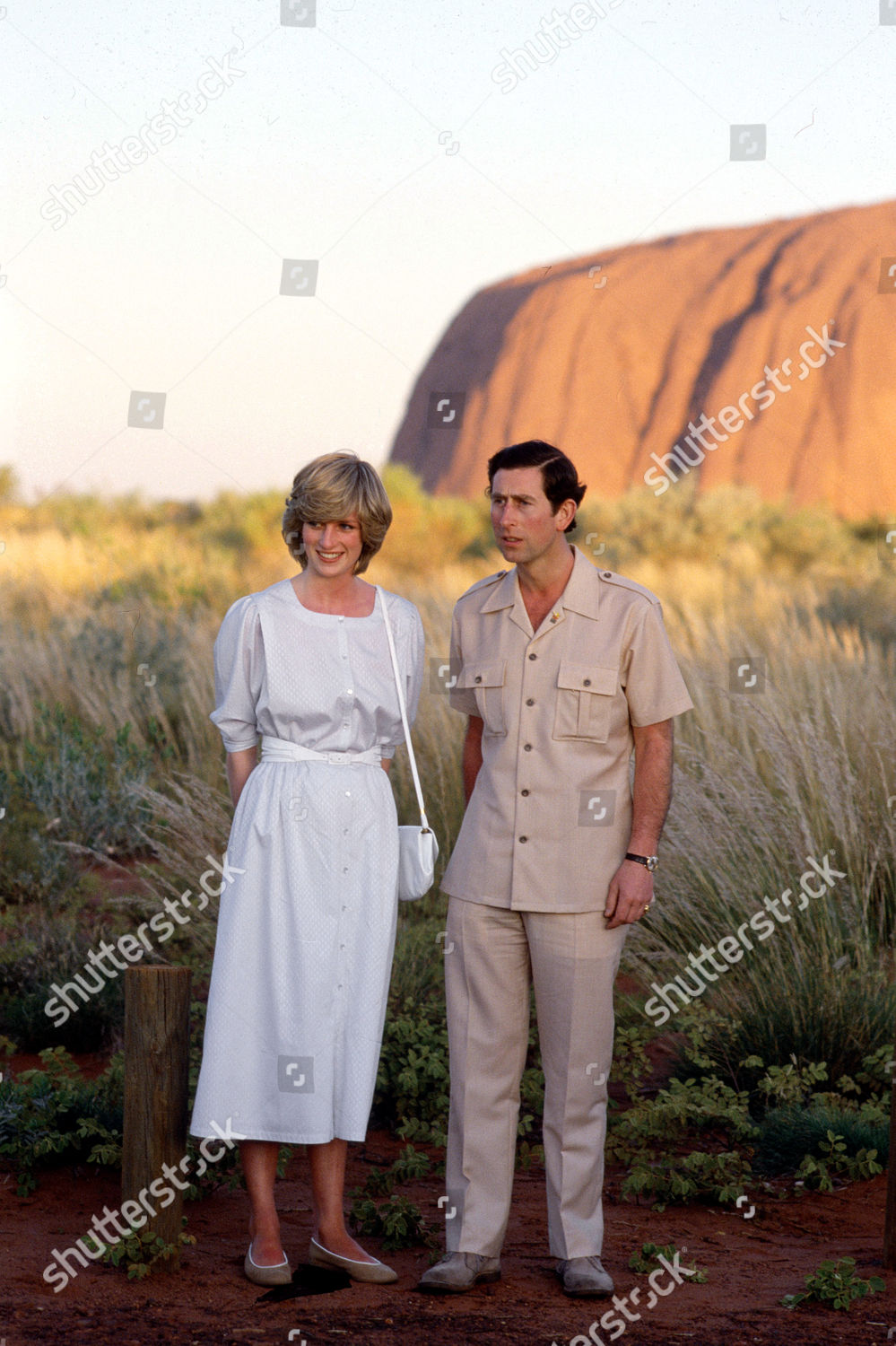 Princess Diana Prince Charles Ayers Rock Editorial Stock Photo - Stock ...