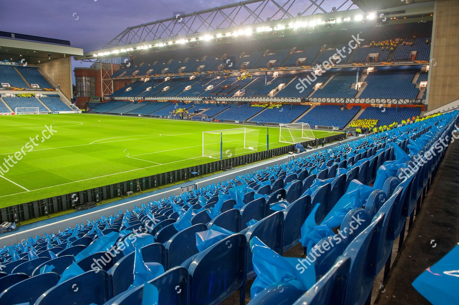 General View Inside Ibrox Stadium Before Editorial Stock Photo - Stock ...