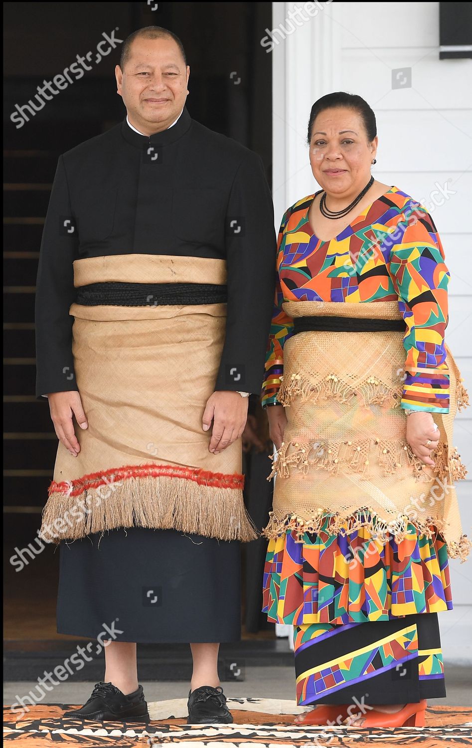 King Tupou Vi Queen Nanasipauu Editorial Stock Photo - Stock Image ...