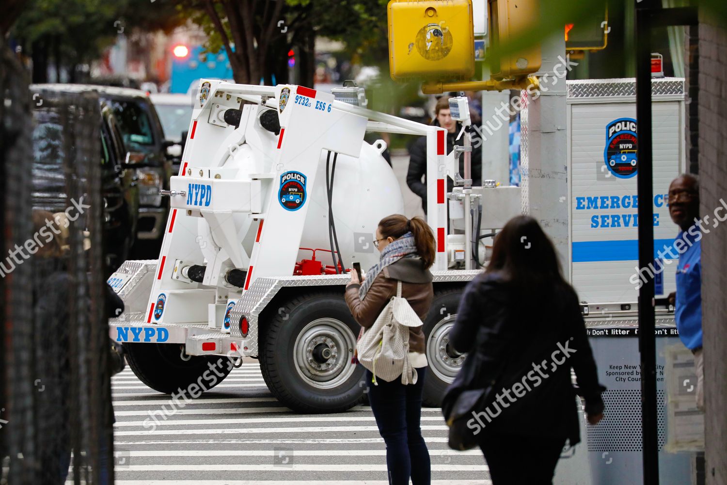 New York City Police Containment Vessel Editorial Stock Photo - Stock ...