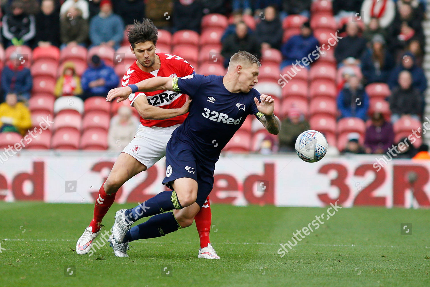 Derby County Forward Martyn Waghorn Tries Editorial Stock Photo - Stock ...