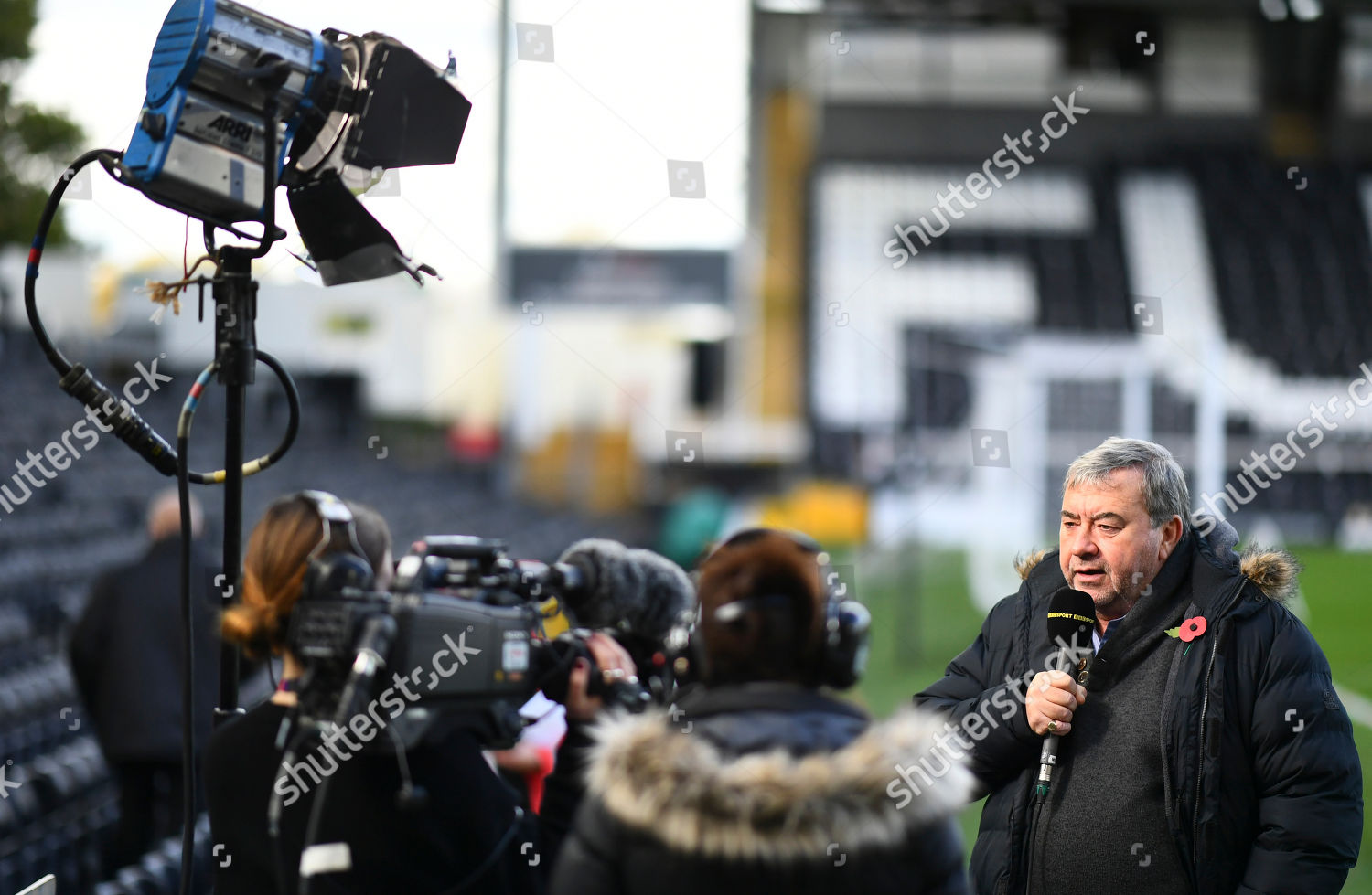 Bbc Football Commentator Jonathan Pearce Editorial Stock Photo - Stock ...