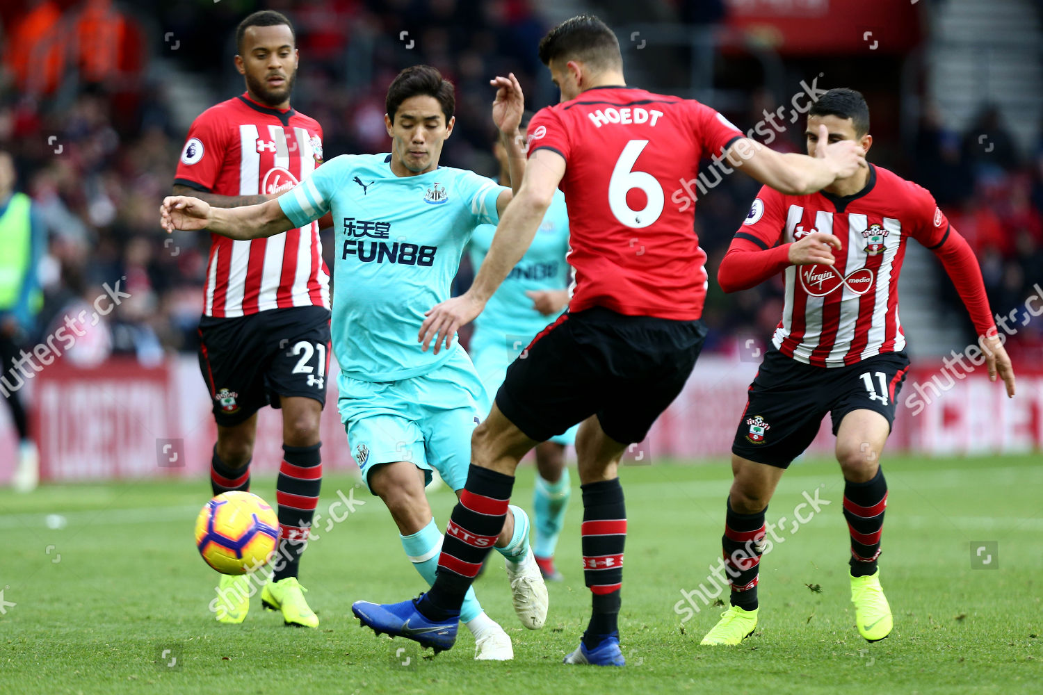 Yoshinori Muto Newcastle United Editorial Stock Photo - Stock Image ...
