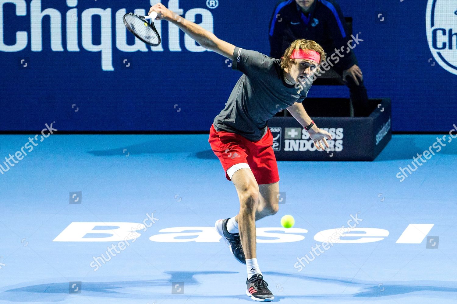 Alexander Zverev Germany Returns Ball Marius Editorial Stock Photo ...