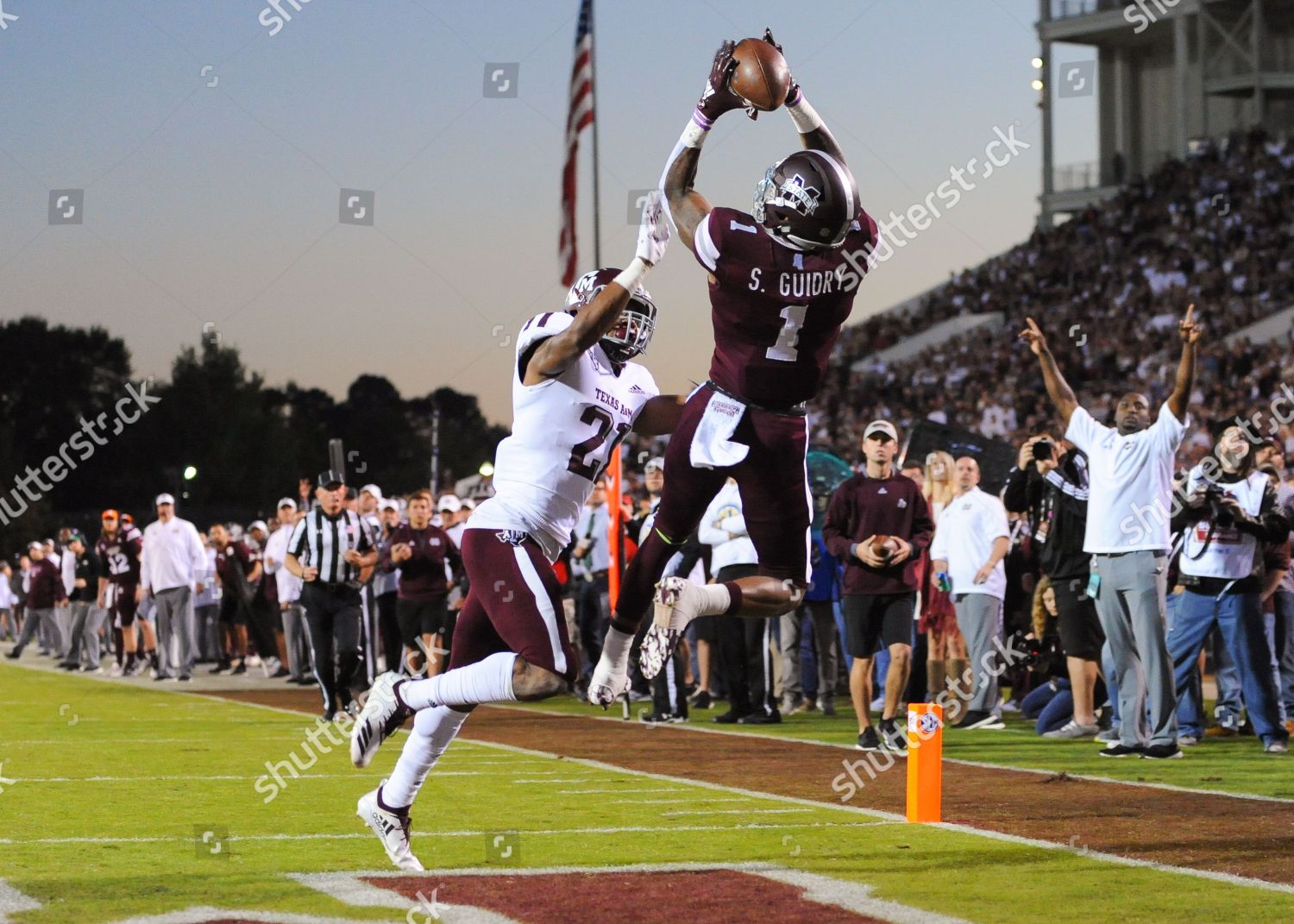 Mississippi State Wide Receiver Stephen Guidry Editorial Stock Photo ...