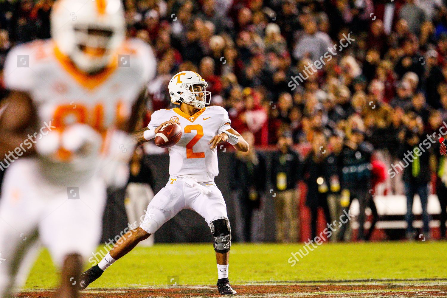 Tennessee Volunteers Quarterback Jarrett Guarantano 2 Editorial Stock ...