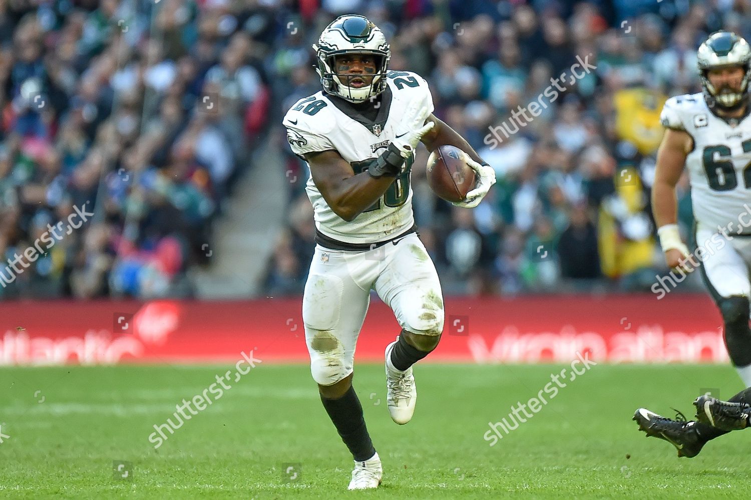 Philadelphia Eagles Wendell Smallwood Rb 28 Editorial Stock Photo ...