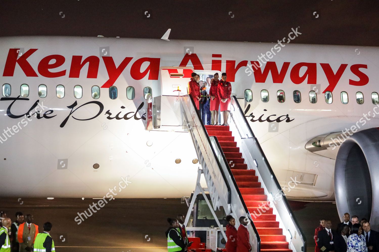 Kenya Airways Kq Staff C Stand Editorial Stock Photo - Stock Image ...