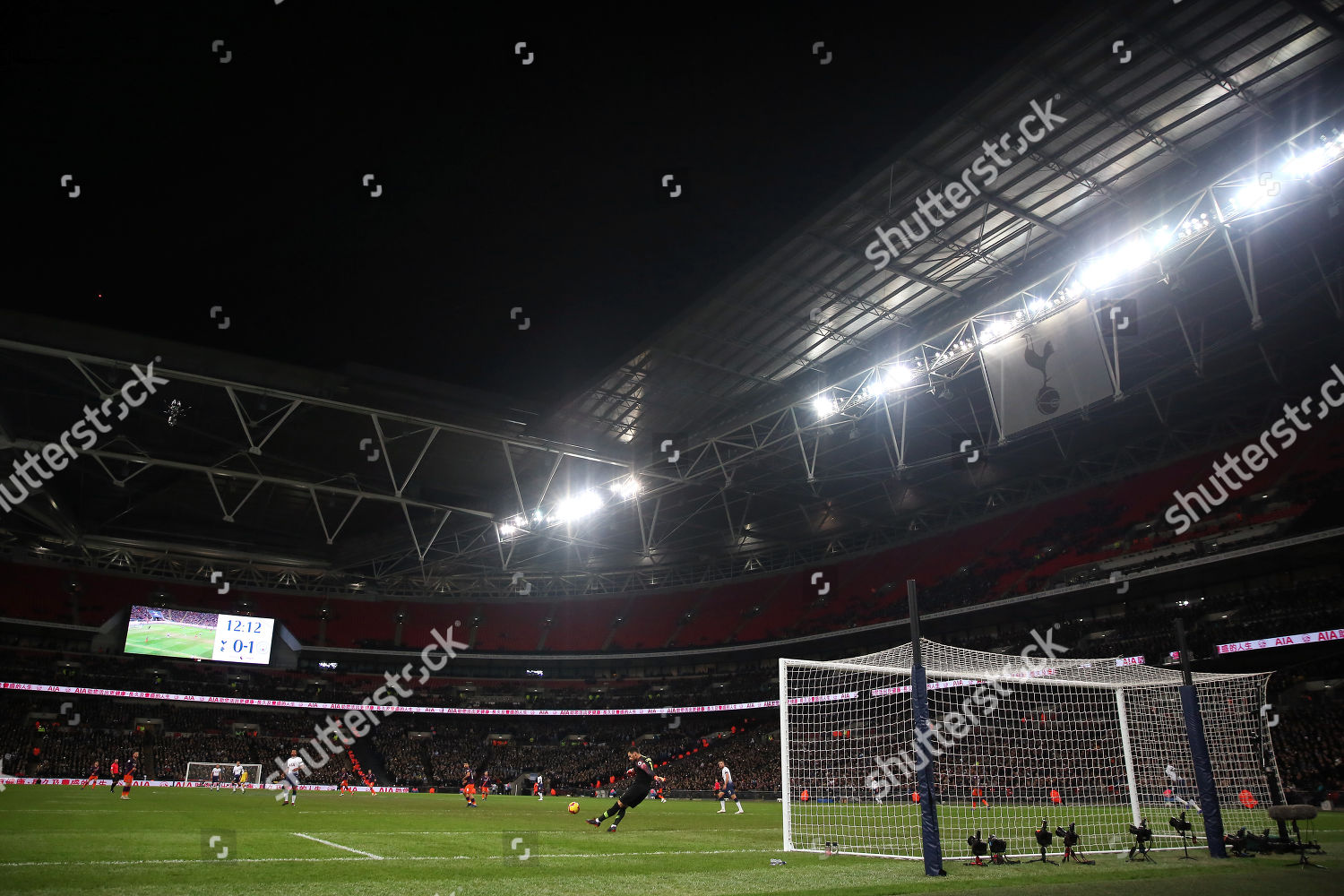 Thousands Empty Seats Wembley Stadium Tottenham Editorial Stock Photo ...