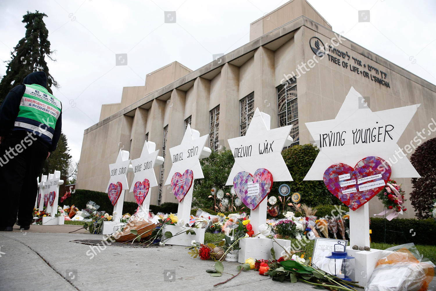 Star David Memorials Shown Names 11 Editorial Stock Photo - Stock Image ...