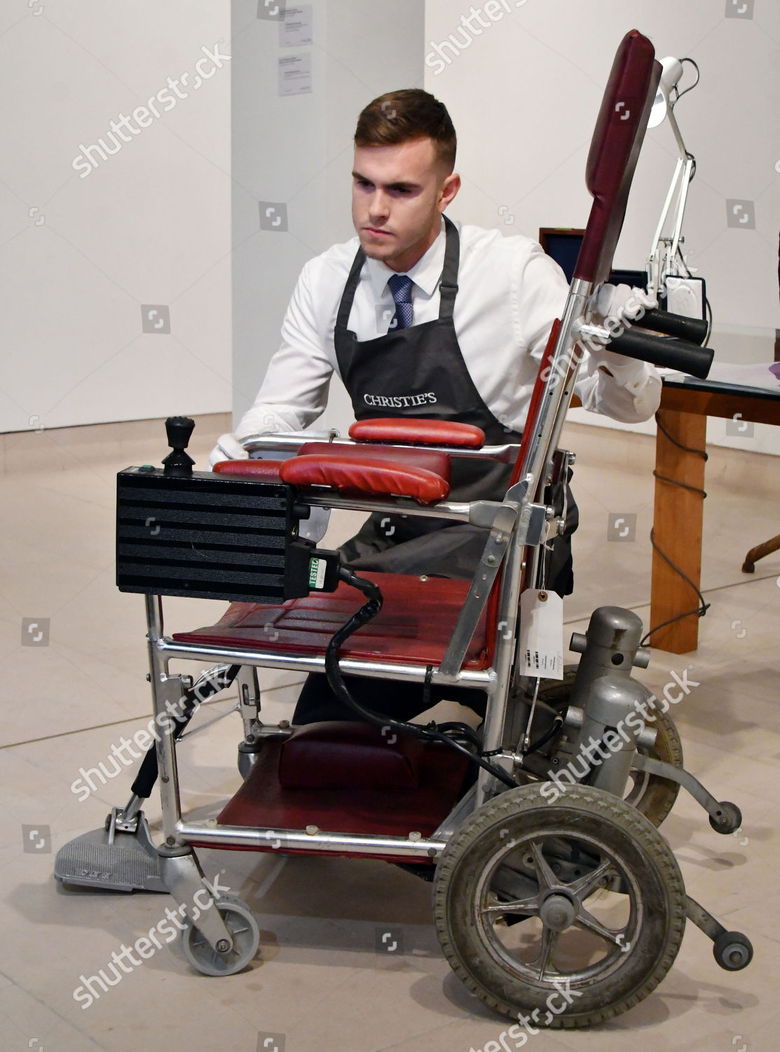 Stephen Hawkings Motorised Wheelchair C 1988 Editorial Stock Photo ...