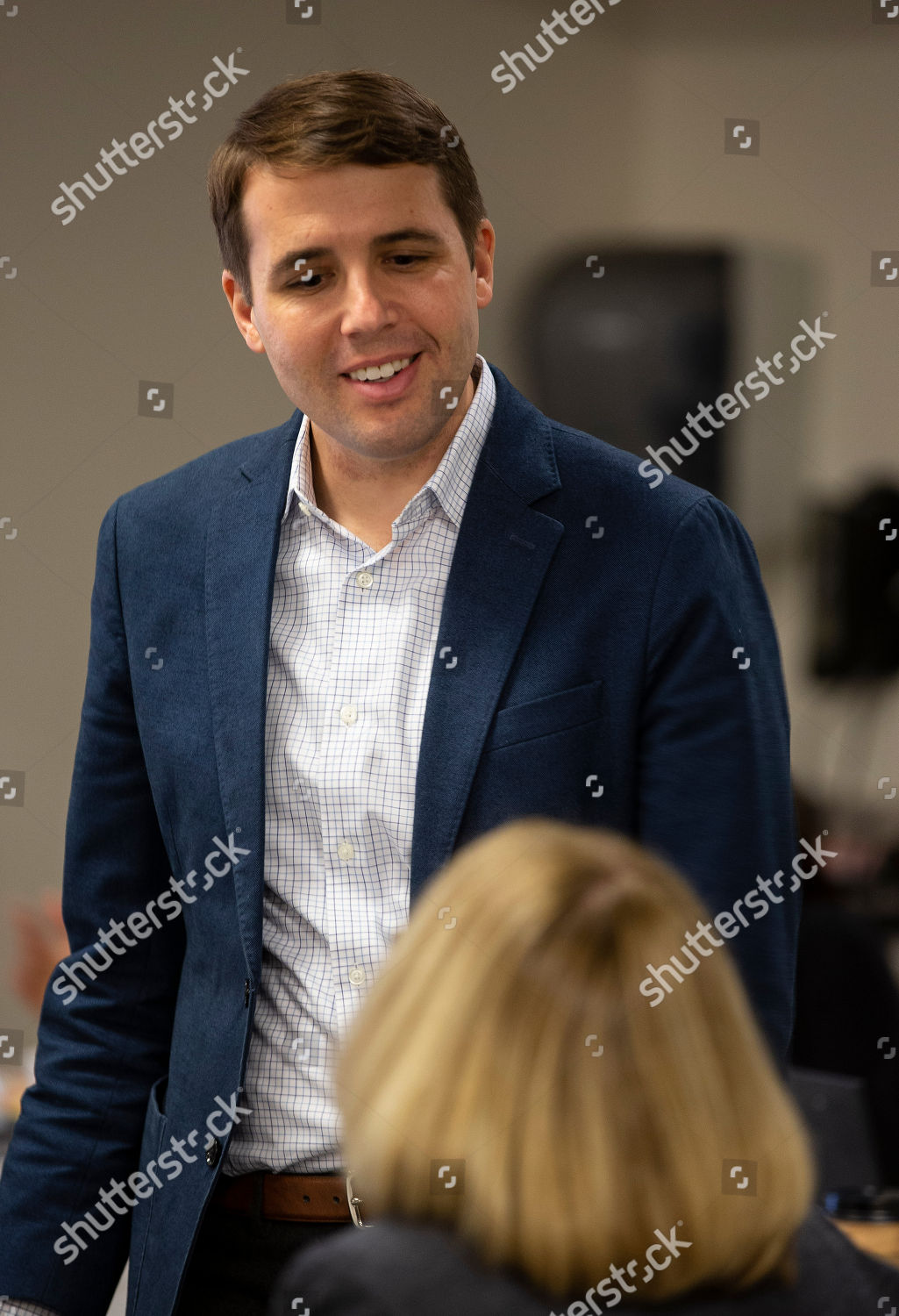 Democratic Candidate Congress Chris Papas L Editorial Stock Photo ...