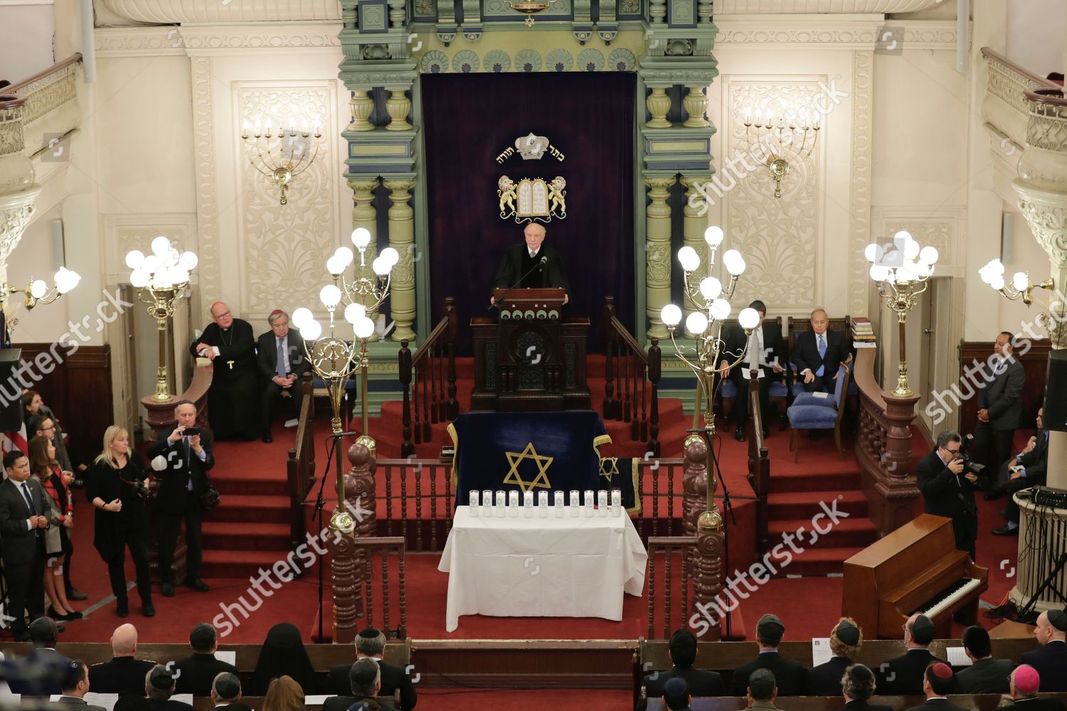 Rabbi Arthur Schneier Remarks During Interfaith Editorial Stock Photo ...
